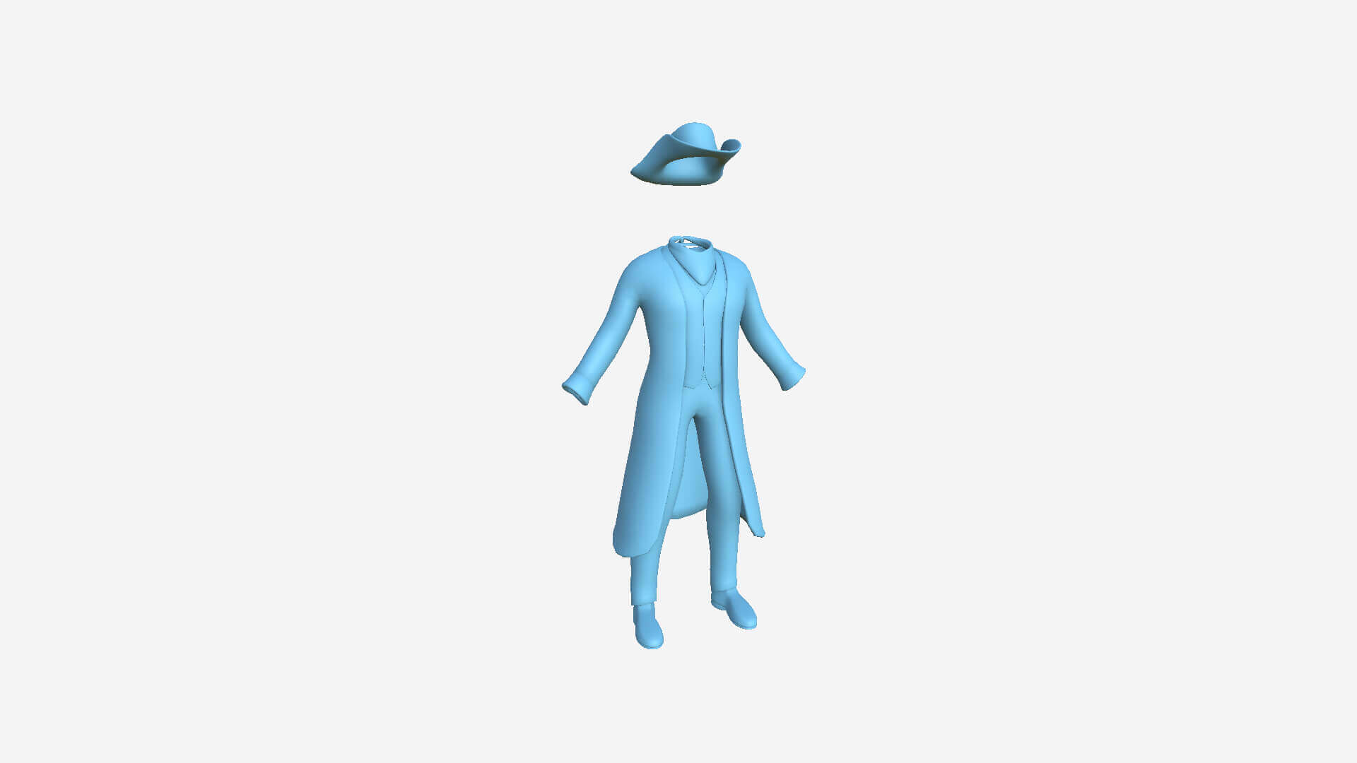Cowboy Costume 01 - Brown 3D Model by gsommer