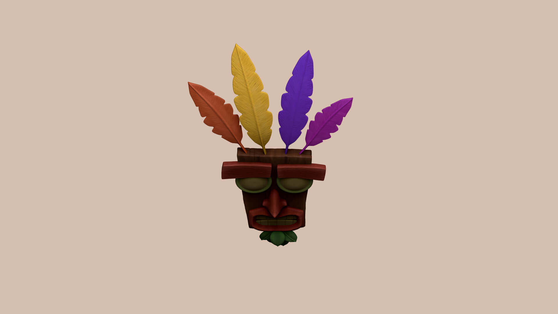 Crash Bandicoot Aku Aku Mask - 3D Model by gsommer