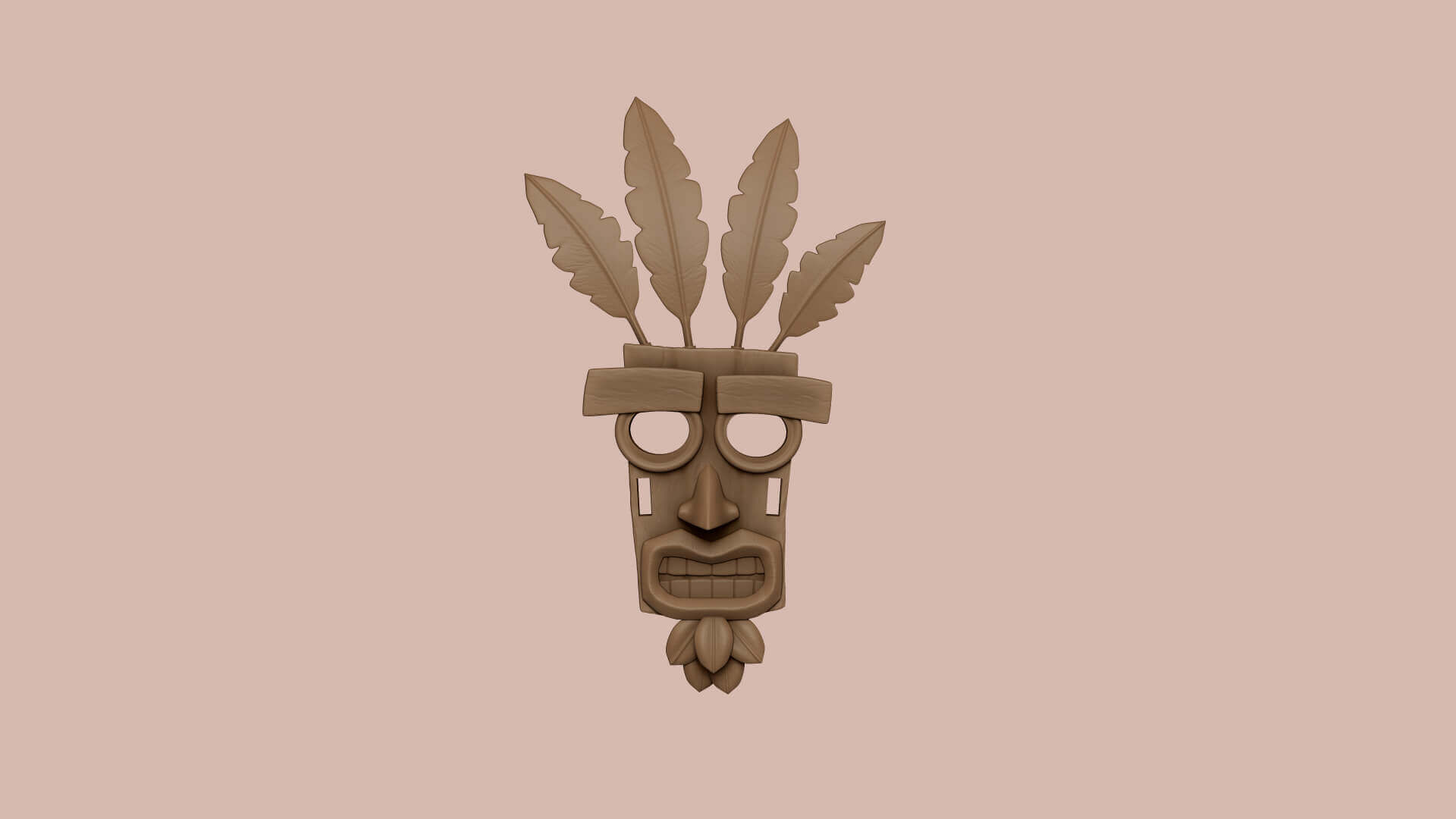 Crash Bandicoot Aku Aku Mask - 3D Model by gsommer