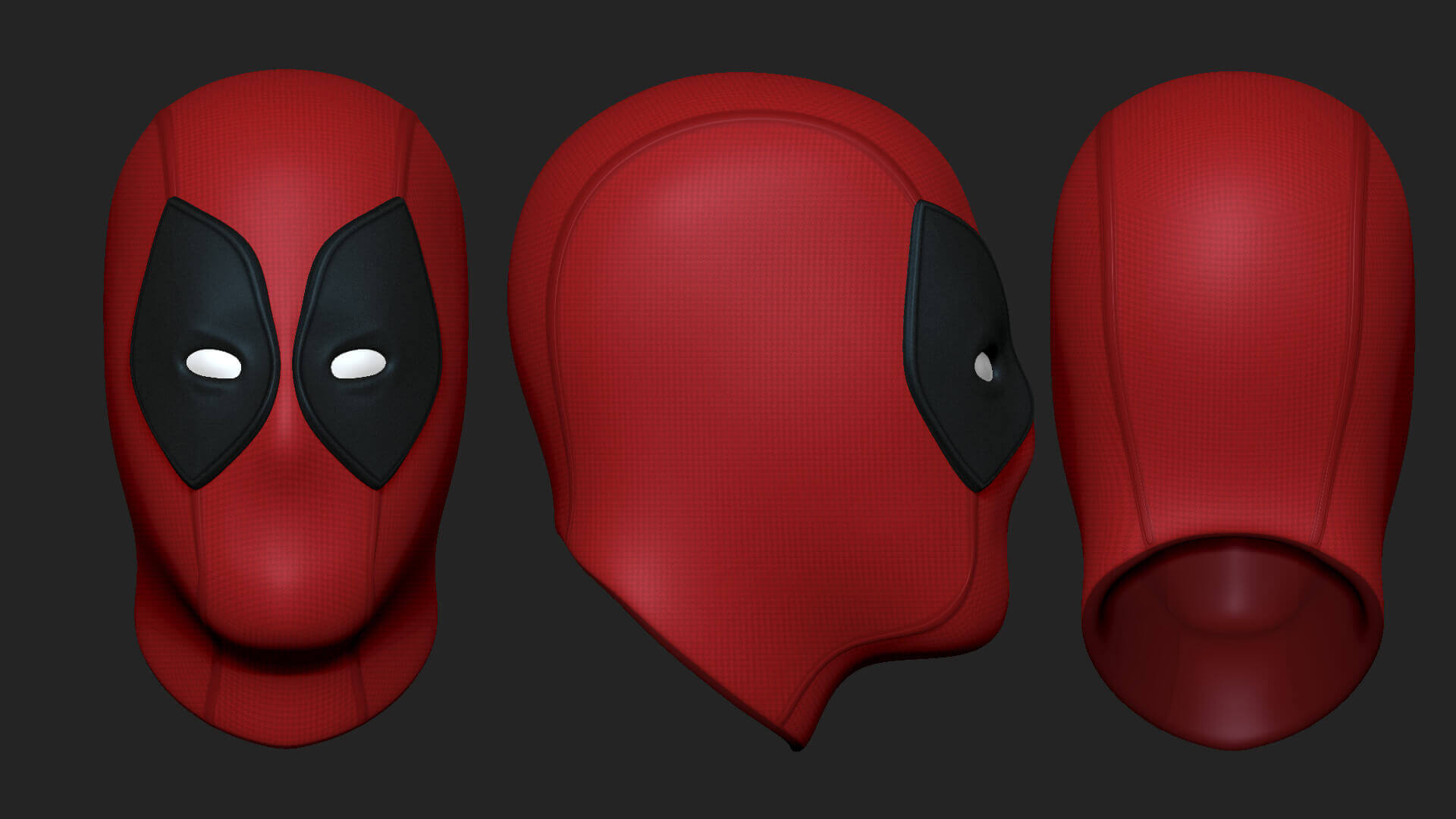 Deadpool Mask - 3D Model by gsommer