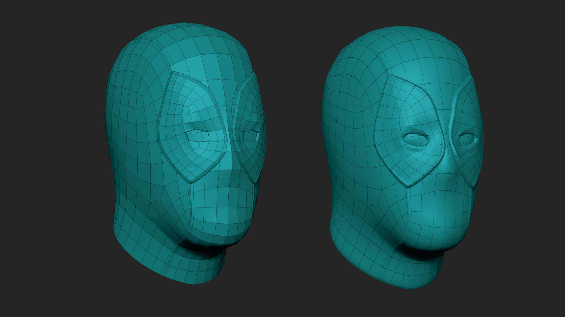 Deadpool Mask - 3D Model by gsommer