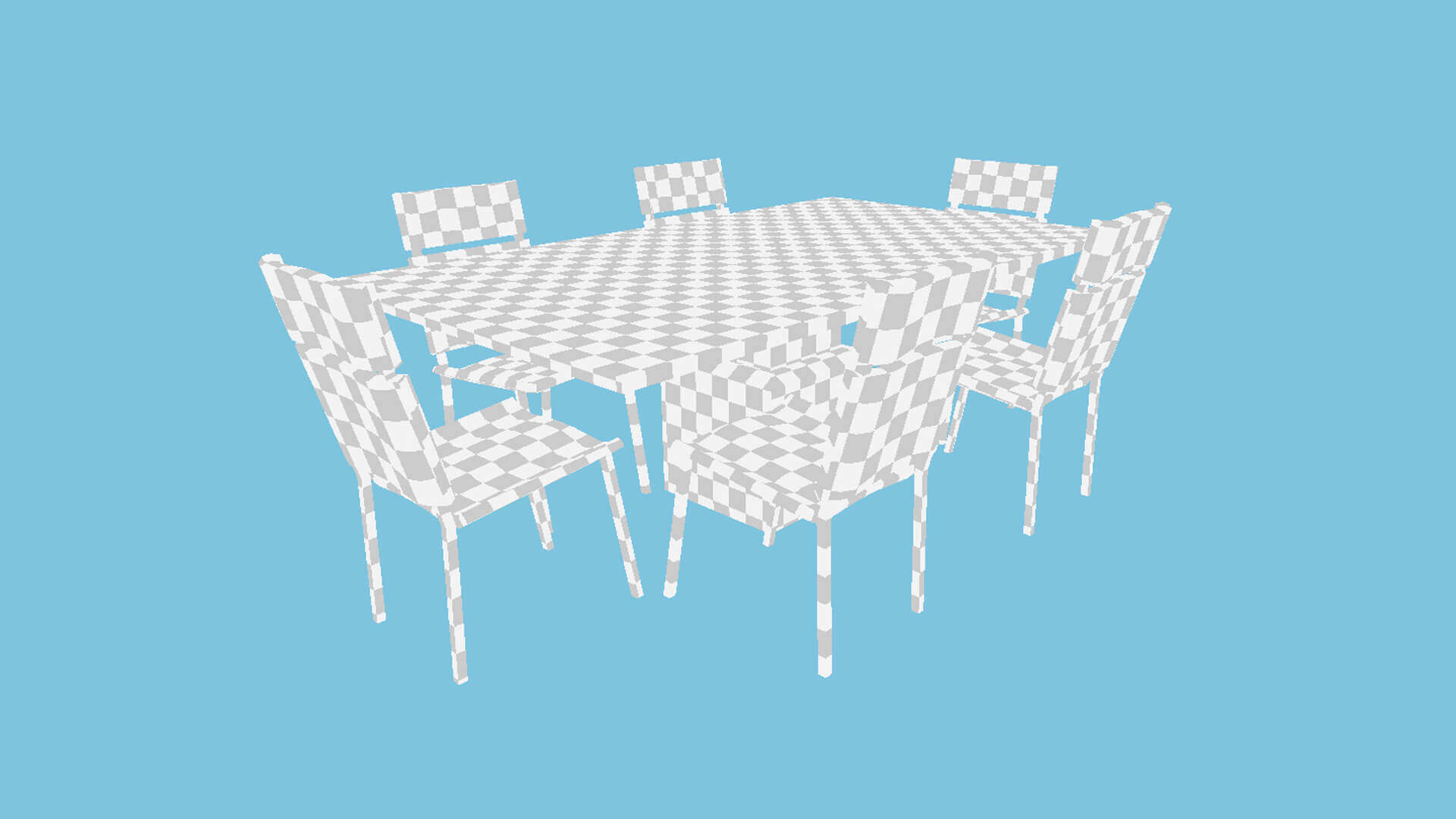 Dining Table 20 - Red Glass 3D Model by gsommer