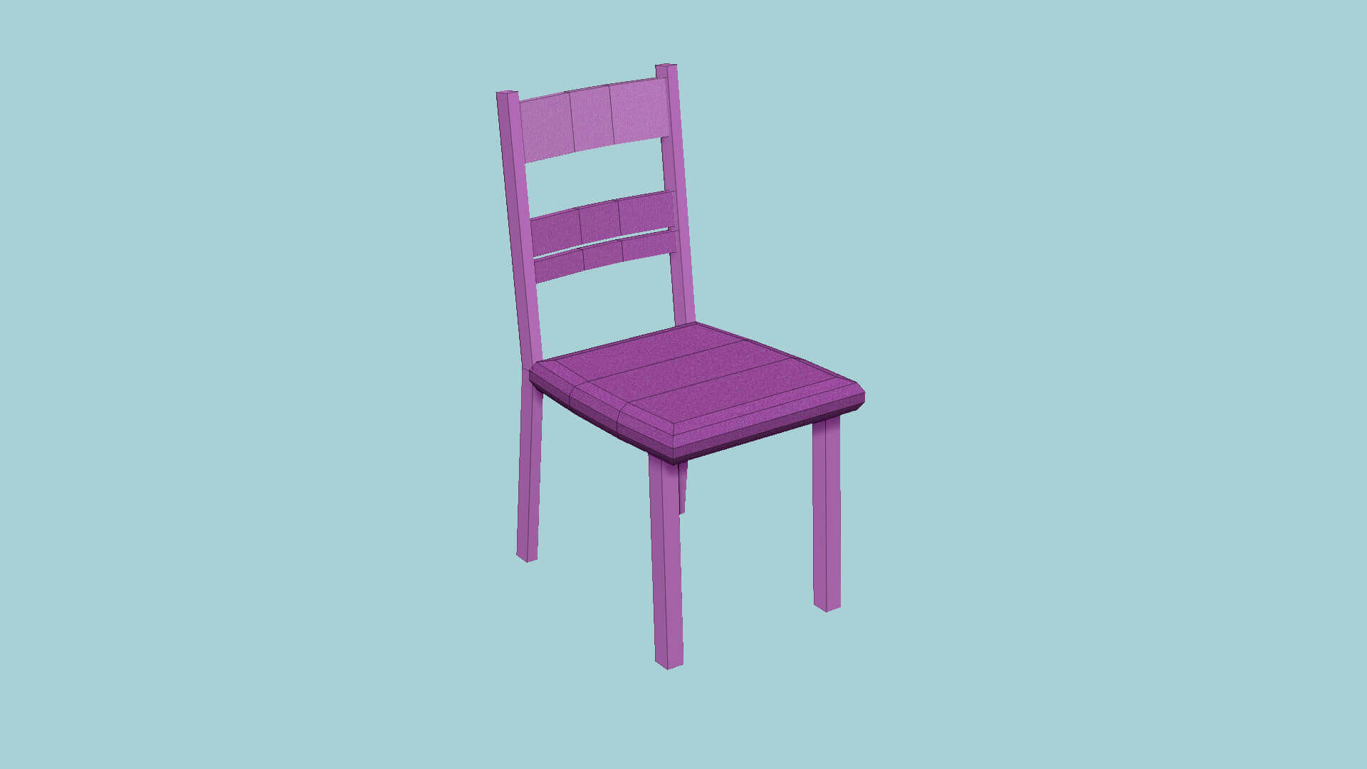 Dining Table 28 - Pink 3D Model by gsommer