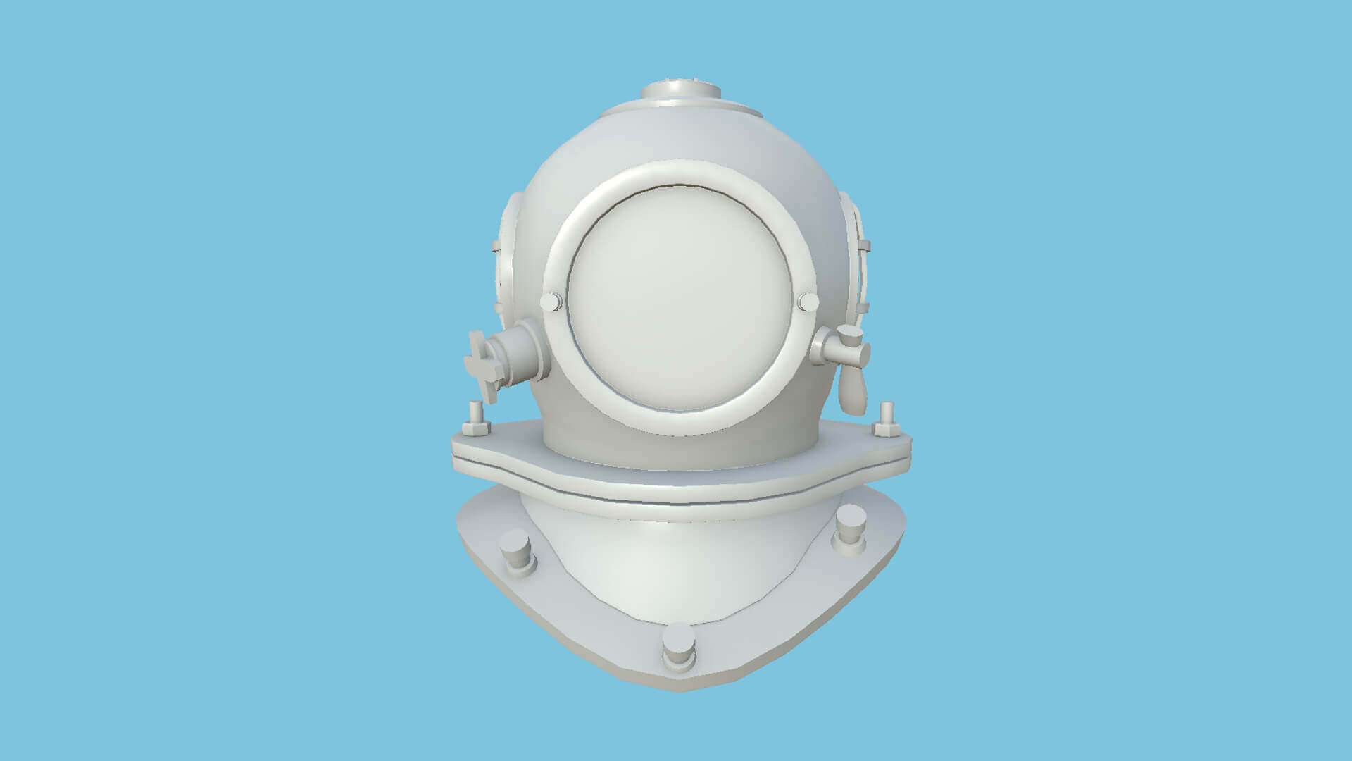 Diving Helmet Model A 01 - Copper Bronze by gsommer