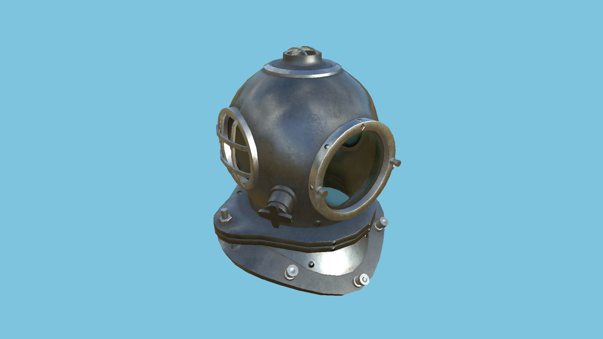 Diving Helmet Model A 05 - Iron Gray by gsommer