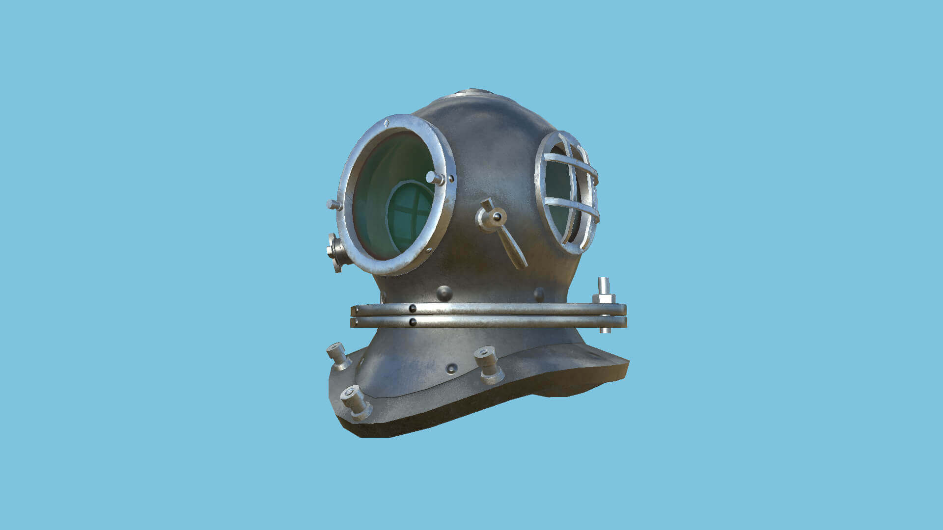 Diving Helmet Model A 05 - Iron Gray by gsommer