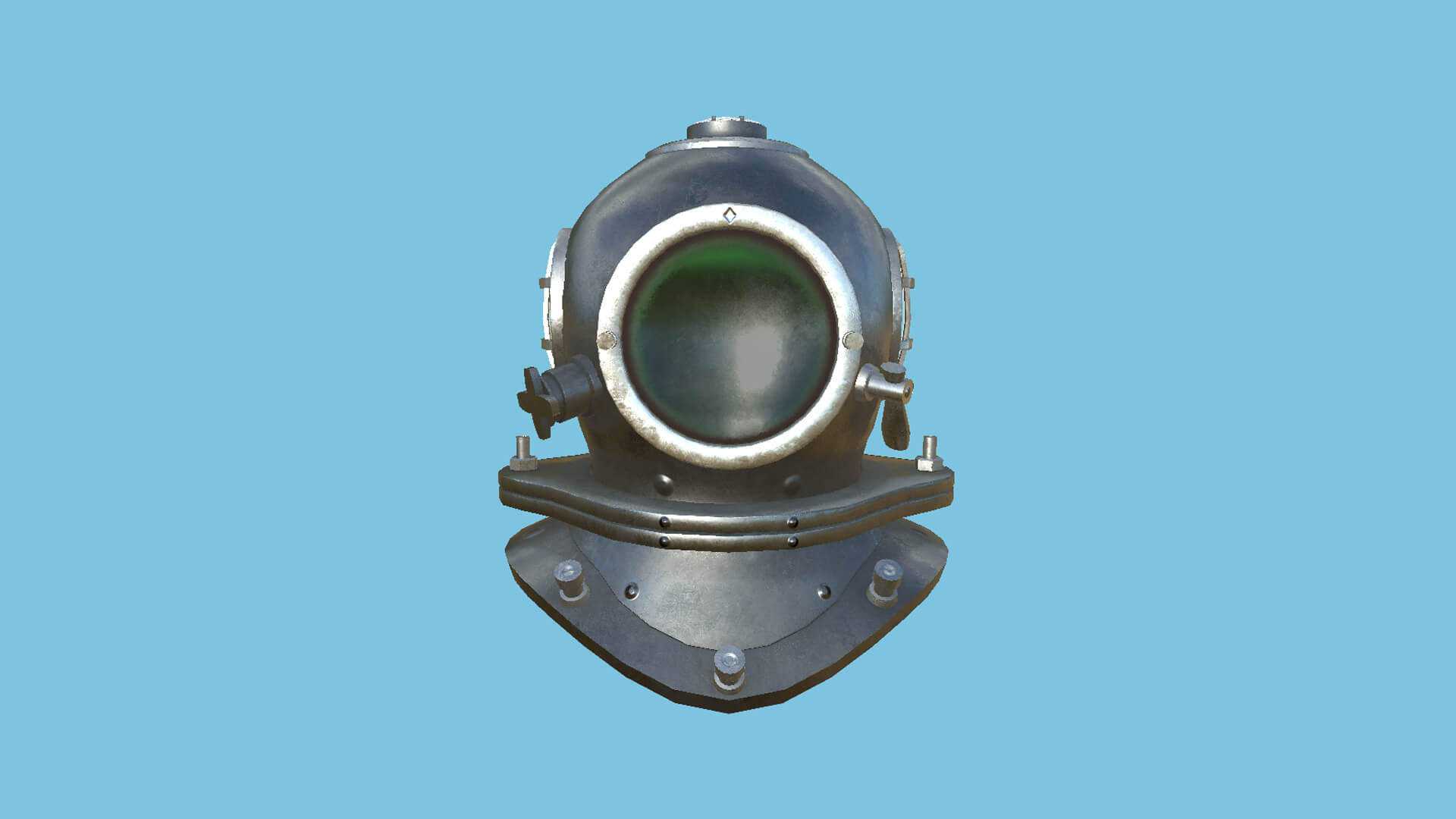 Diving Helmet Model A 05 - Iron Gray by gsommer