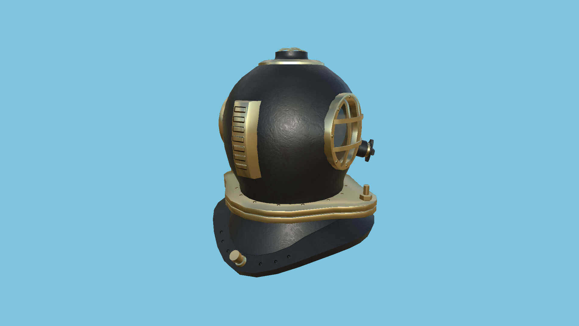 Diving Helmet Model A 08 - Black by gsommer