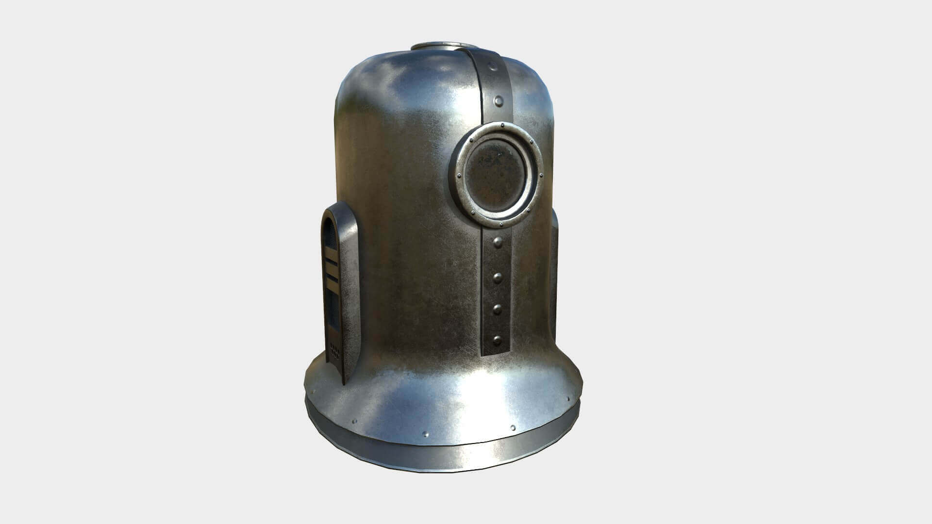 Diving Helmet Model C 07 - Steel - 3D Model by gsommer