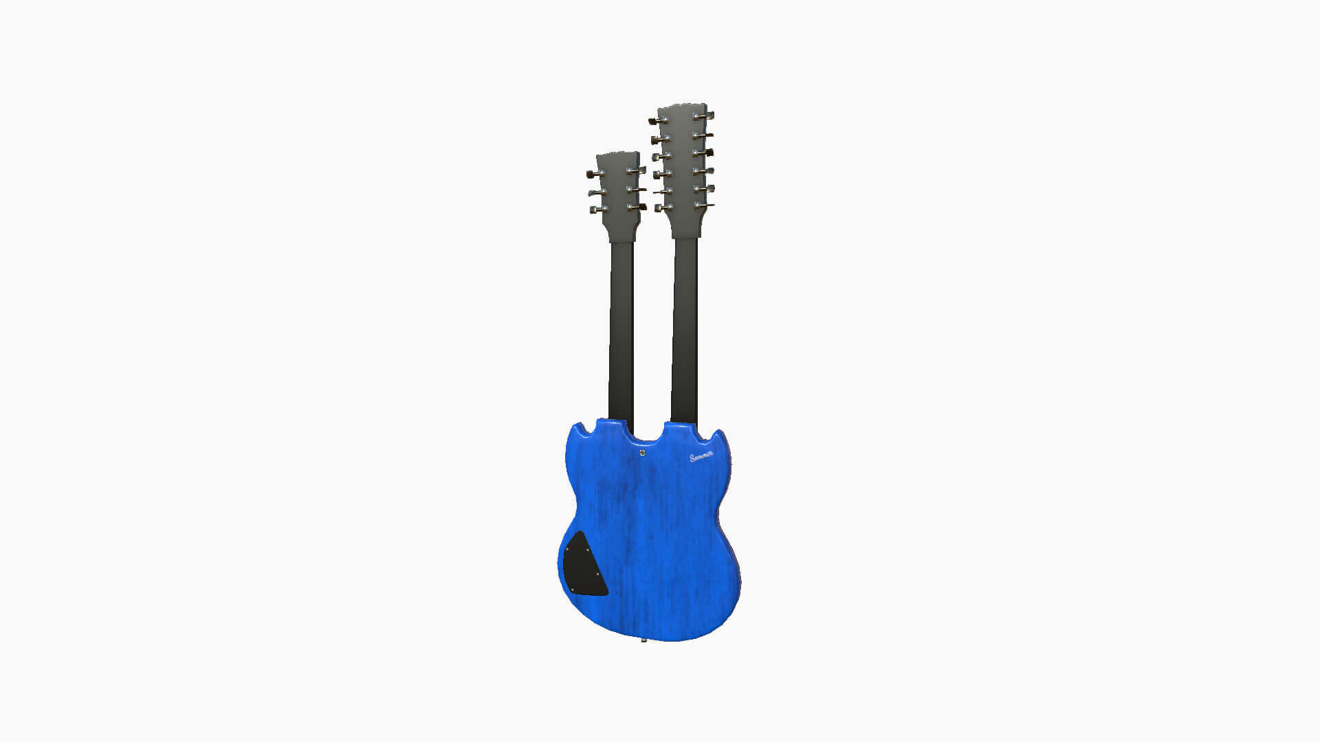Dark Blue Electric Guitar