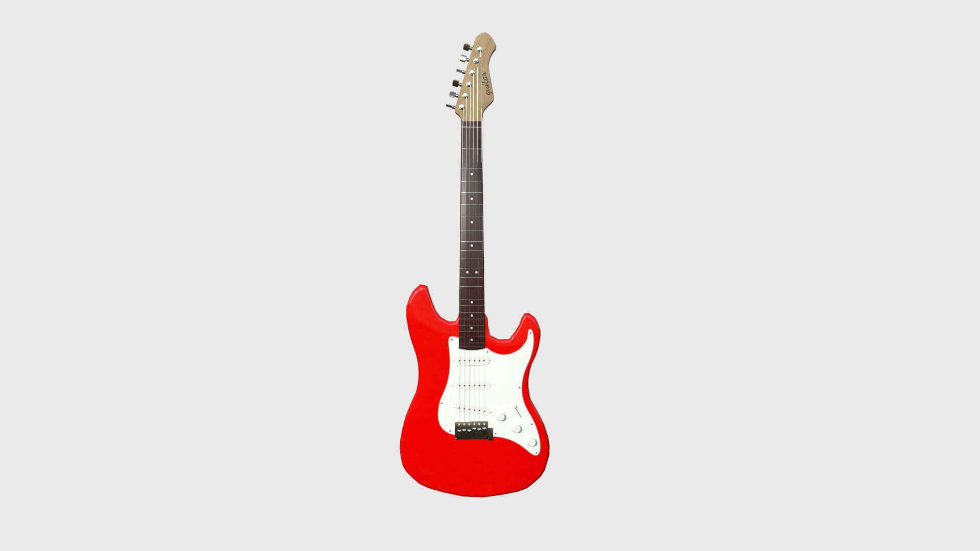 Electric Guitar Model A 01 - Red by gsommer
