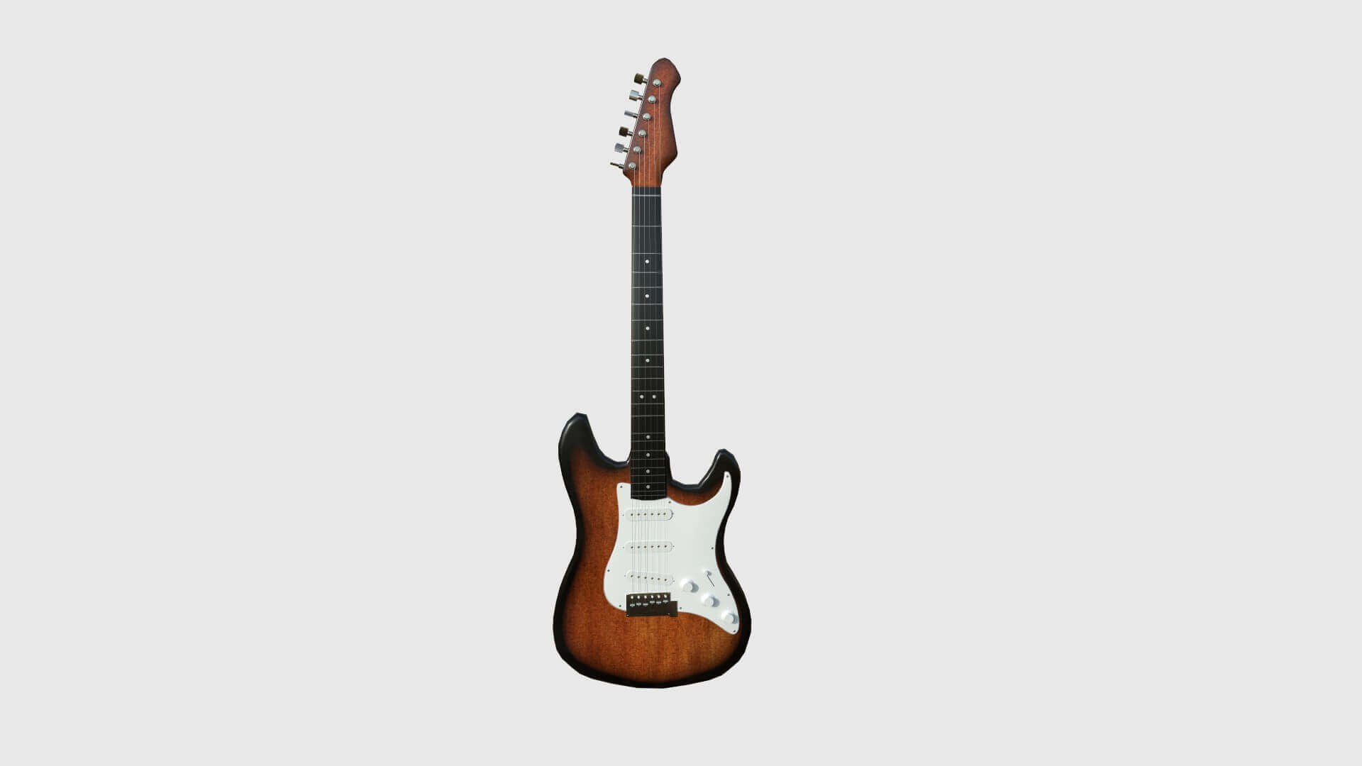Electric Guitar Model A 08 - Wood Dark by gsommer