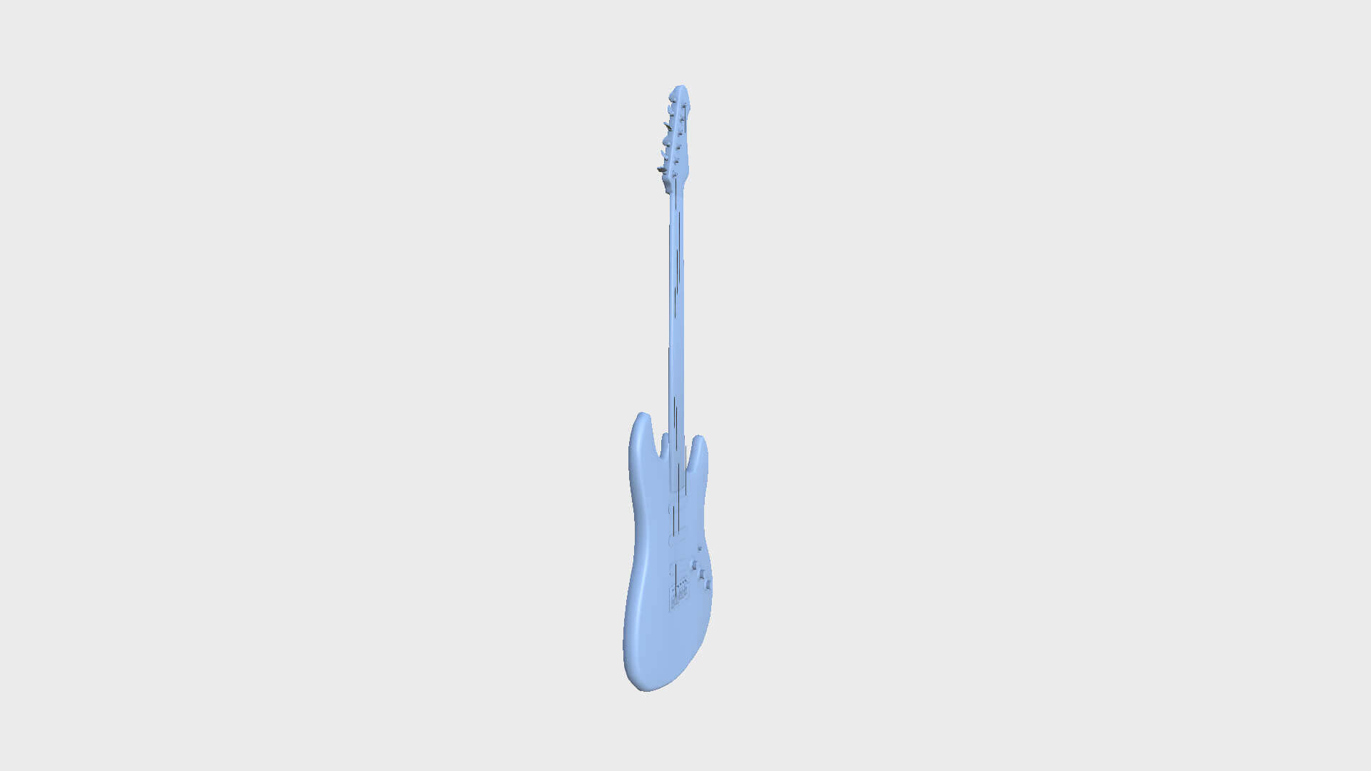 Electric Guitar Model A 08 - Wood Dark by gsommer