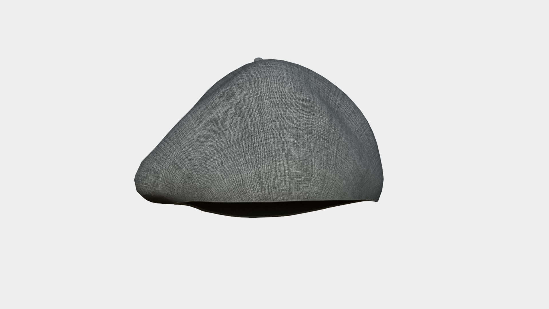 Female Beret - 03 Gray 3D Model by gsommer