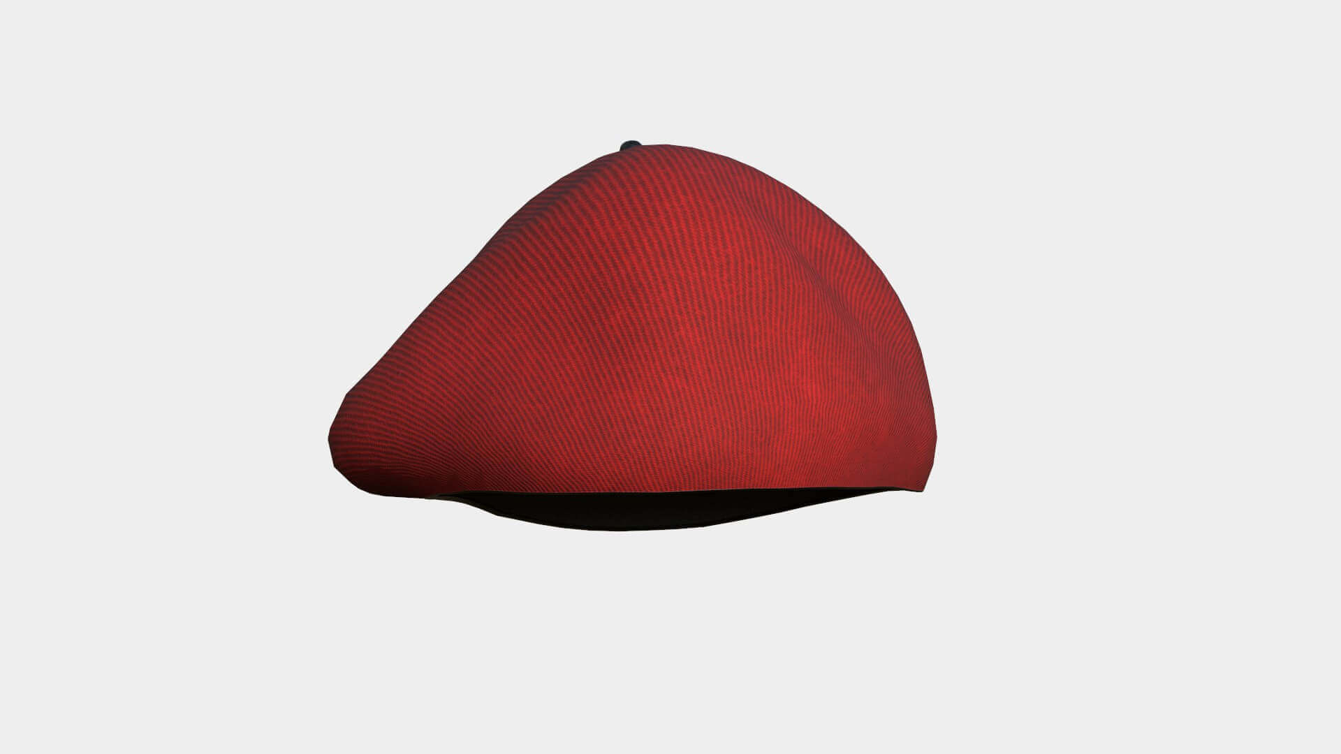 Female Beret - 08 Red 3D Model by gsommer