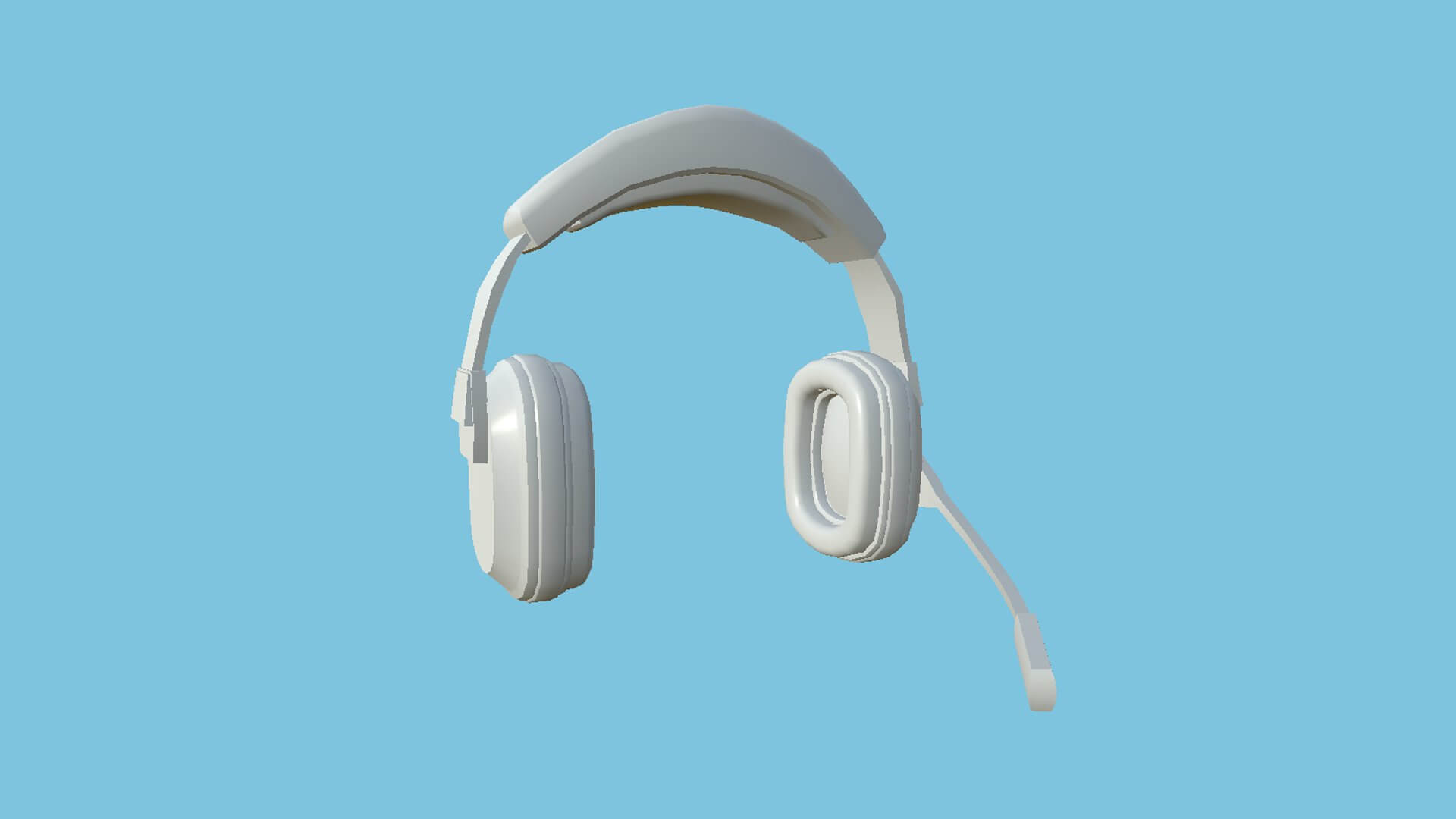 Headset 01 - Red Black 3D Model by gsommer