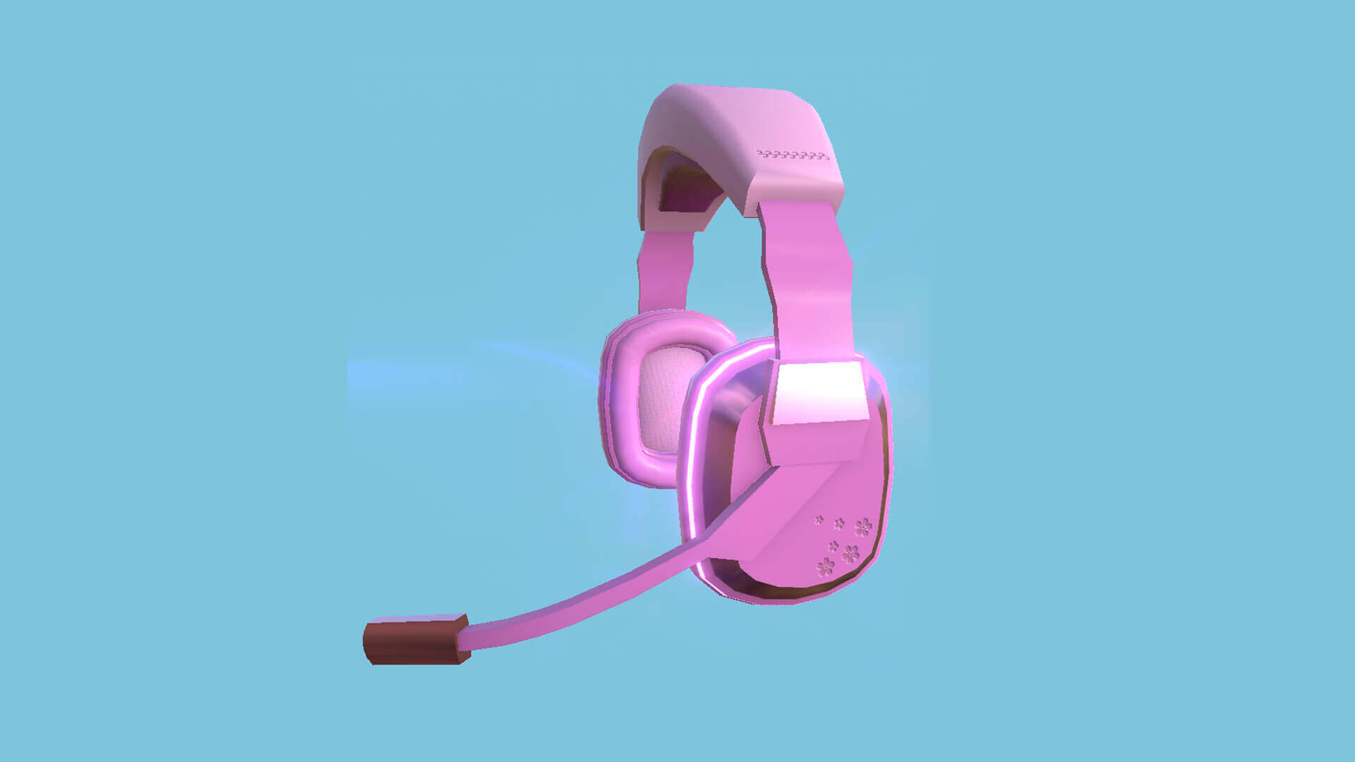 Headset 04 - Pink 3D Model by gsommer