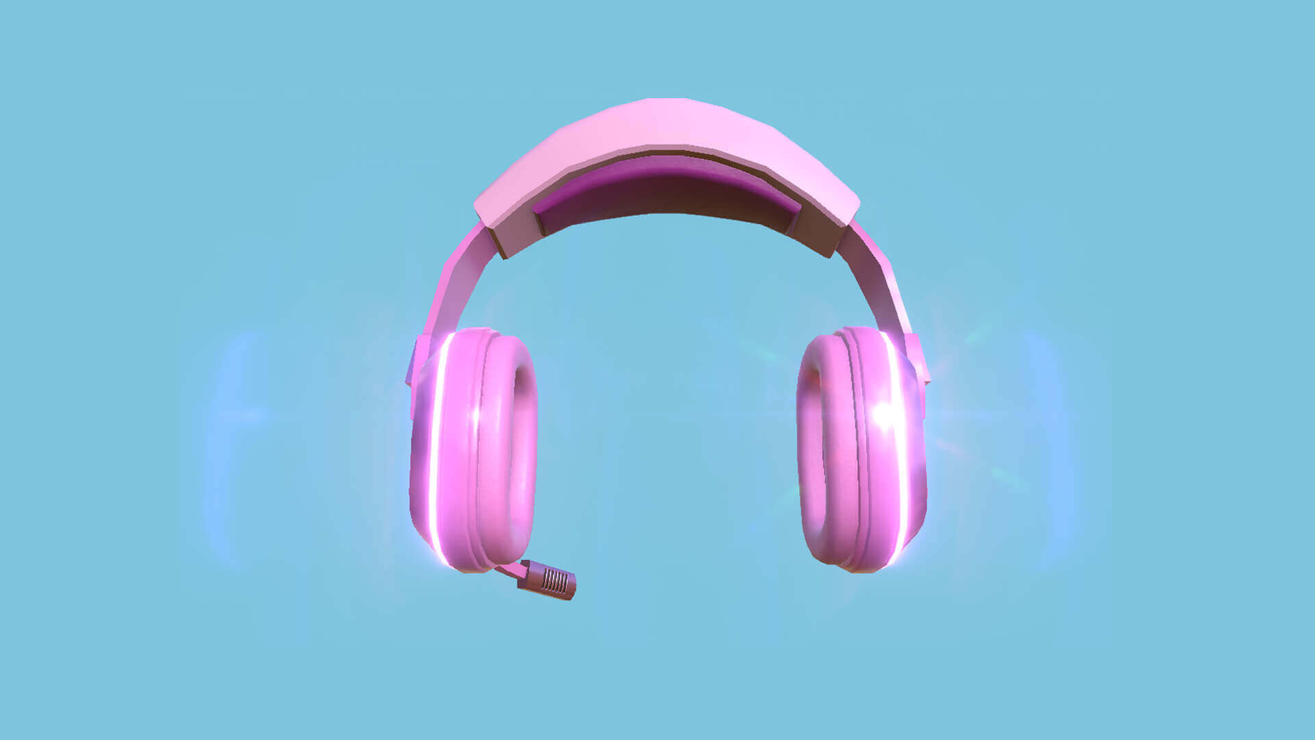 Headset 04 - Pink 3D Model by gsommer
