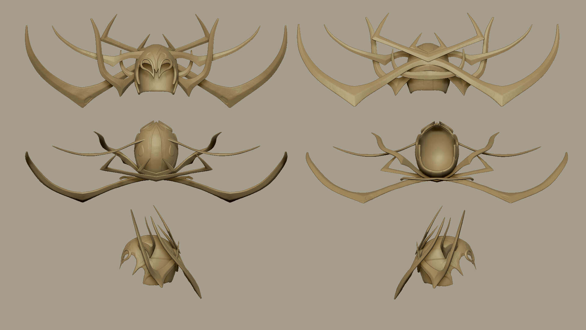 Hela Helmet - 3D Model by gsommer