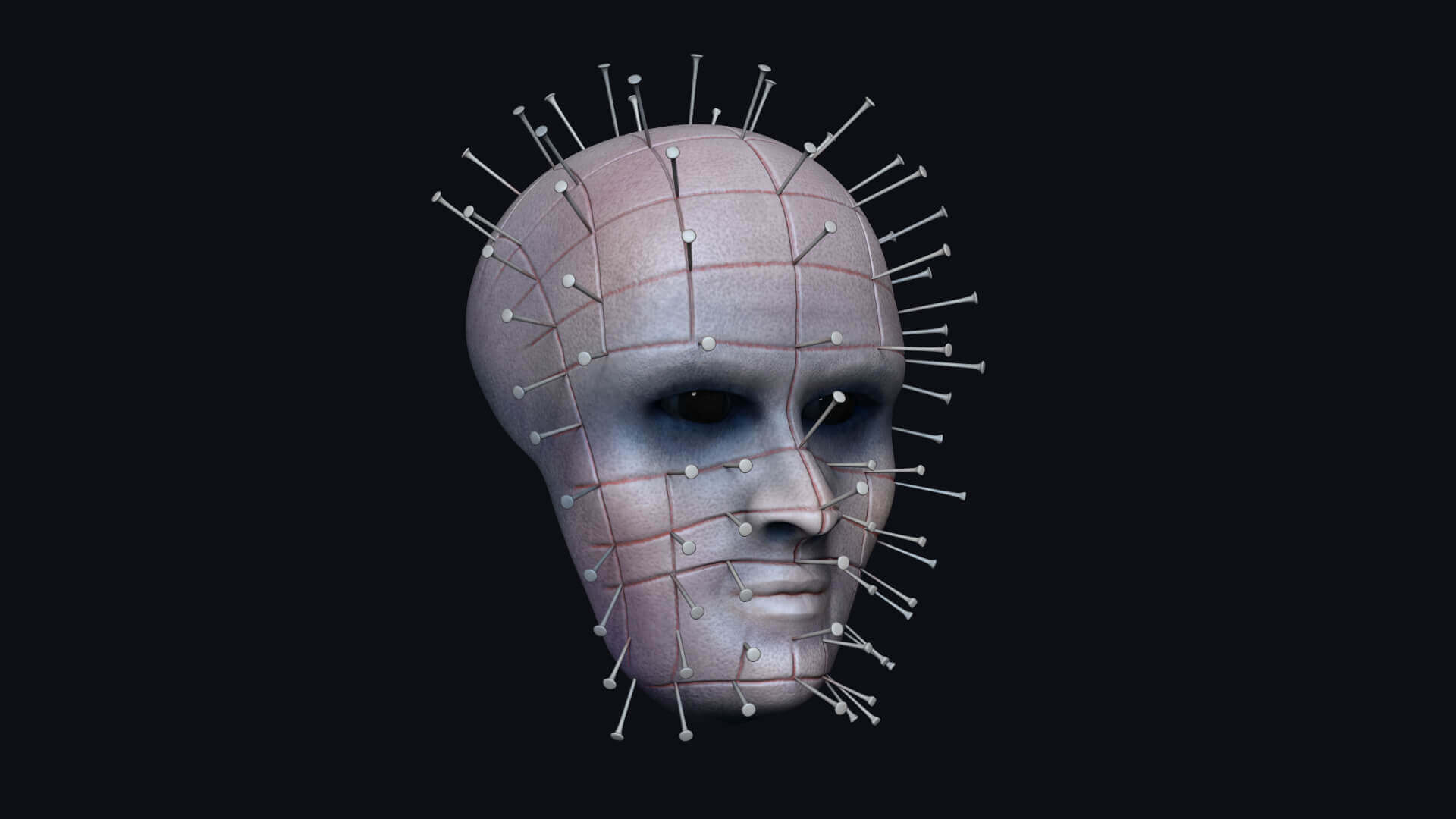 Hellraiser Mask - 3D Model by gsommer
