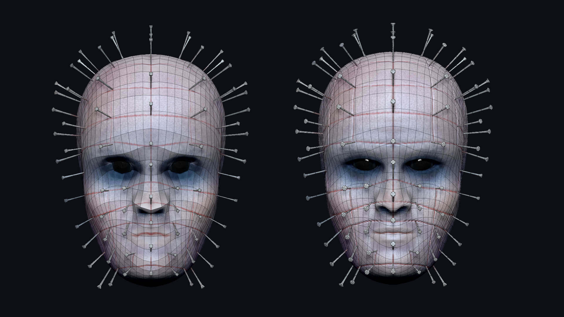 Hellraiser Mask - 3D Model by gsommer