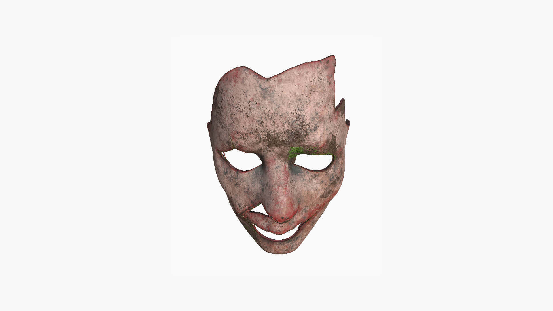 Human Skin Terror Mask 05 - Dirt 3D Model by gsommer