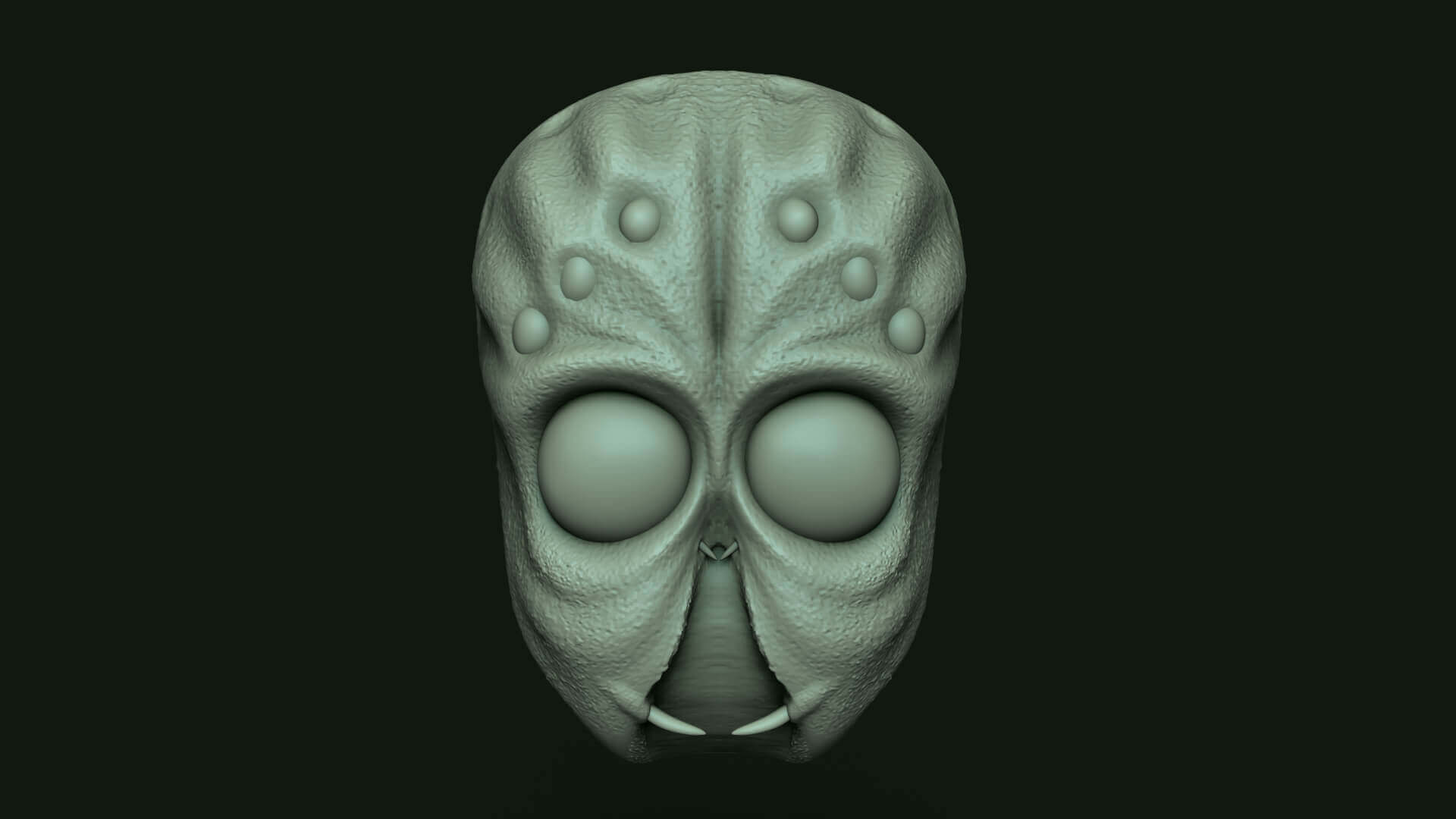 Insectoid Allien Mask - 3D Model by gsommer