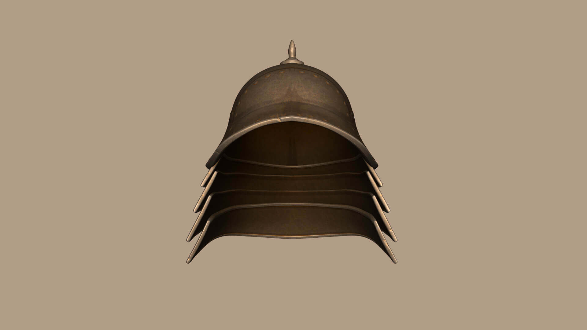 Japanese Kabuto Helmet - 3D Model by gsommer