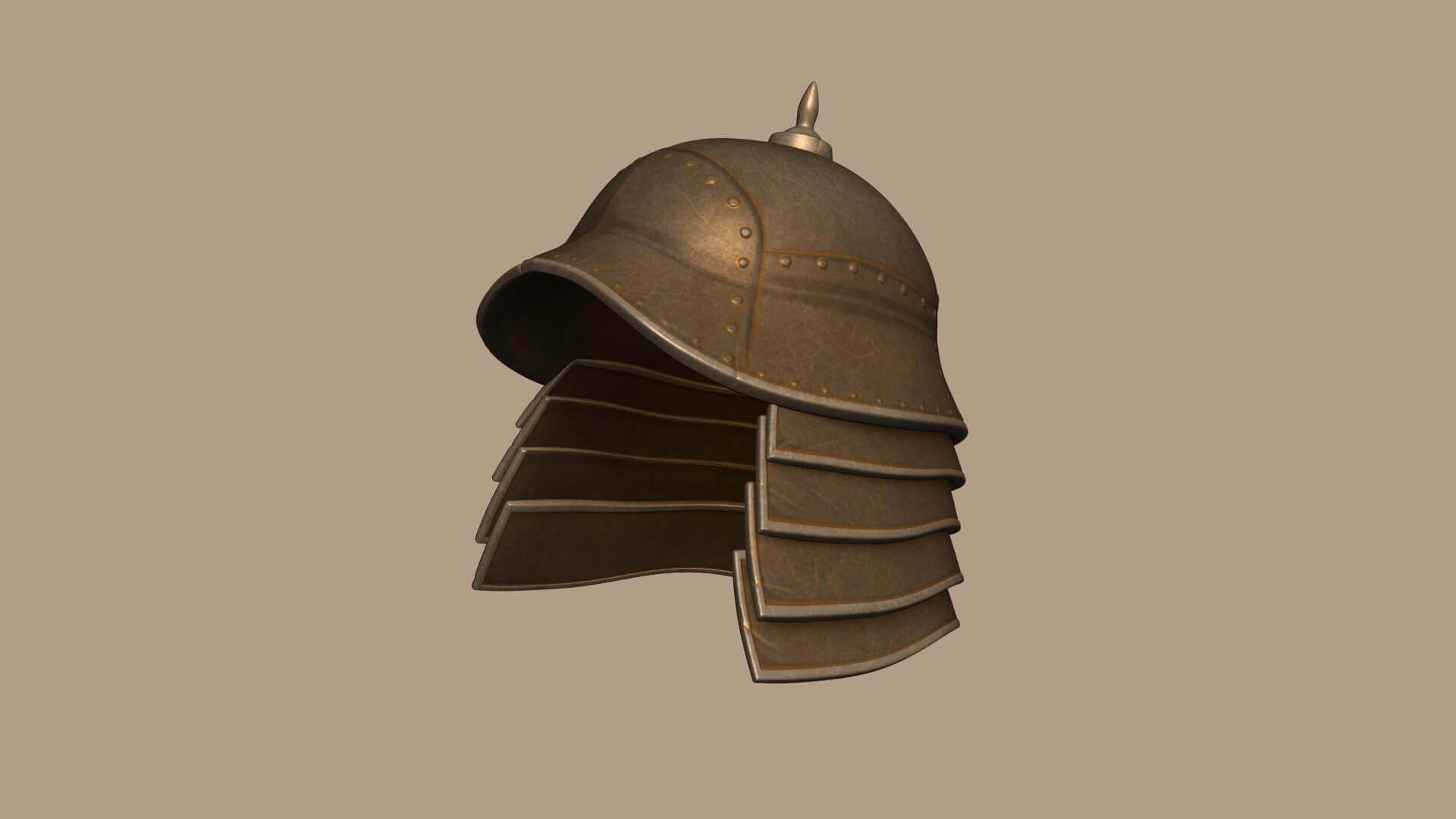 Japanese Kabuto Helmet - 3D Model by gsommer