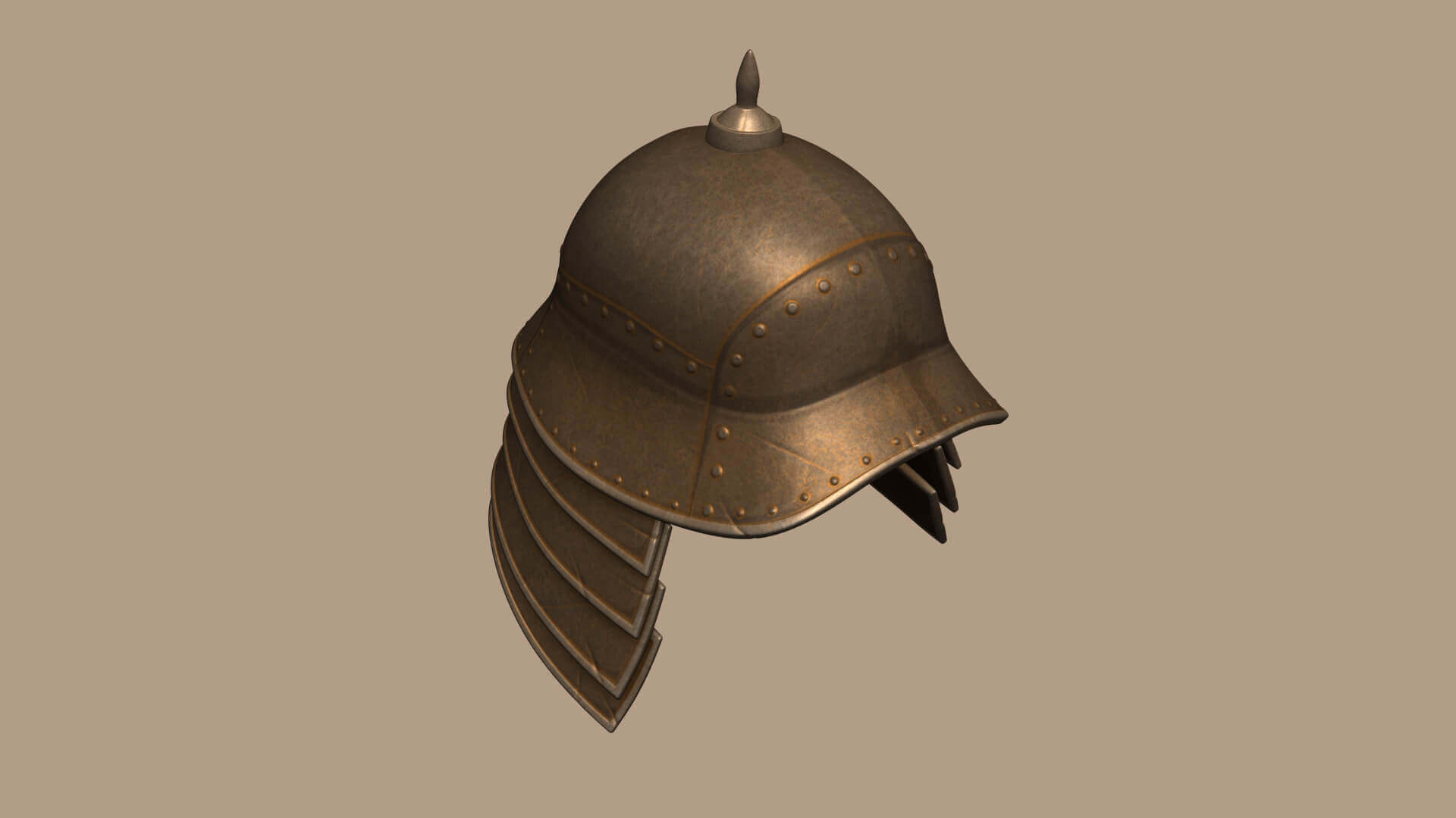 Japanese Kabuto Helmet - 3D Model by gsommer