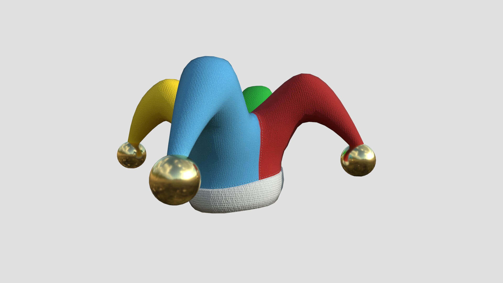 Jester Hat 01 - Multi Color 3D Model by gsommer