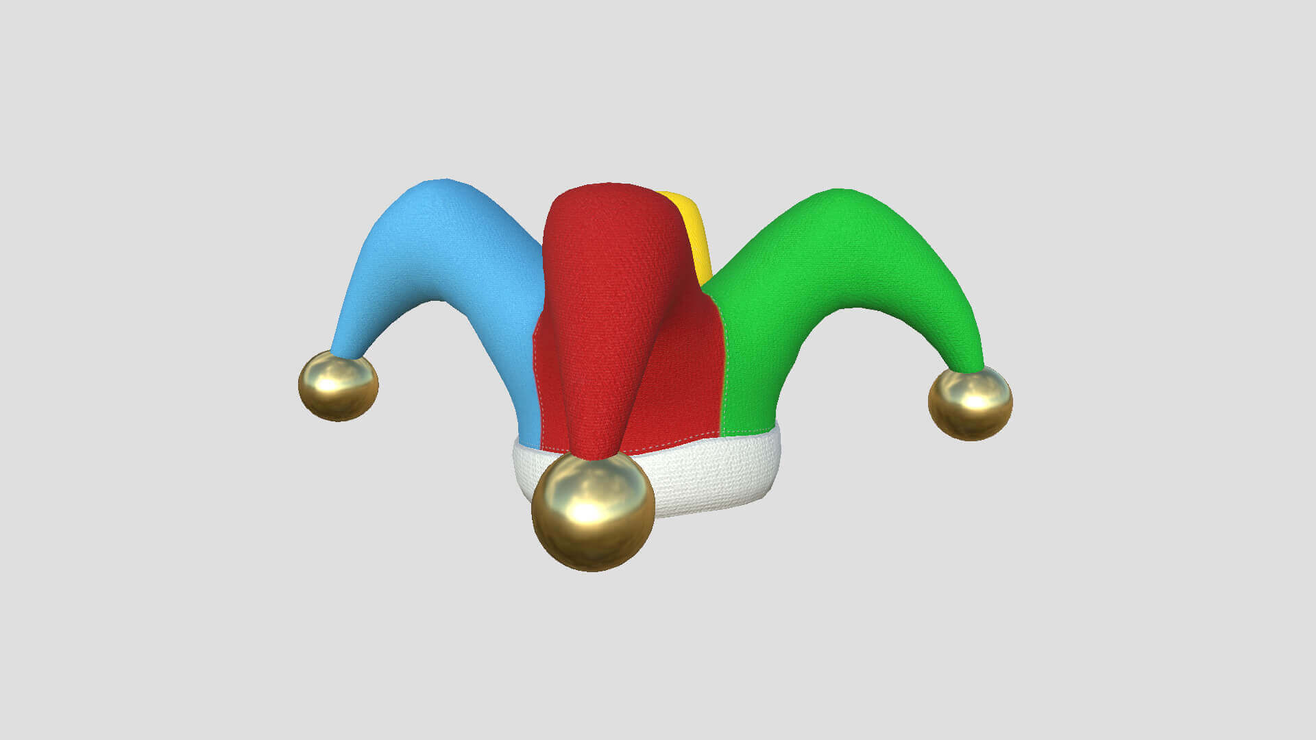 Jester Hat 01 - Multi Color 3D Model by gsommer