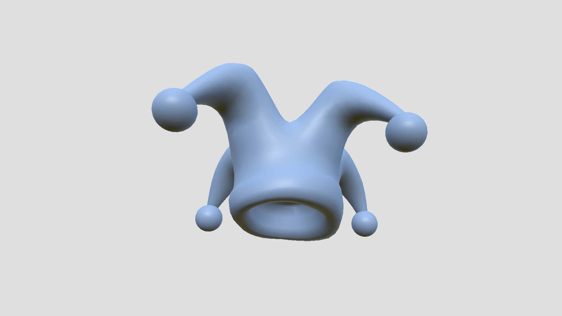 Jester Hat 07 - Red and Blue 3D Model by gsommer