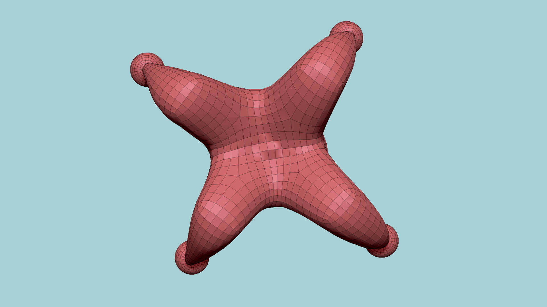 Jester Hat 07 - Red and Blue 3D Model by gsommer