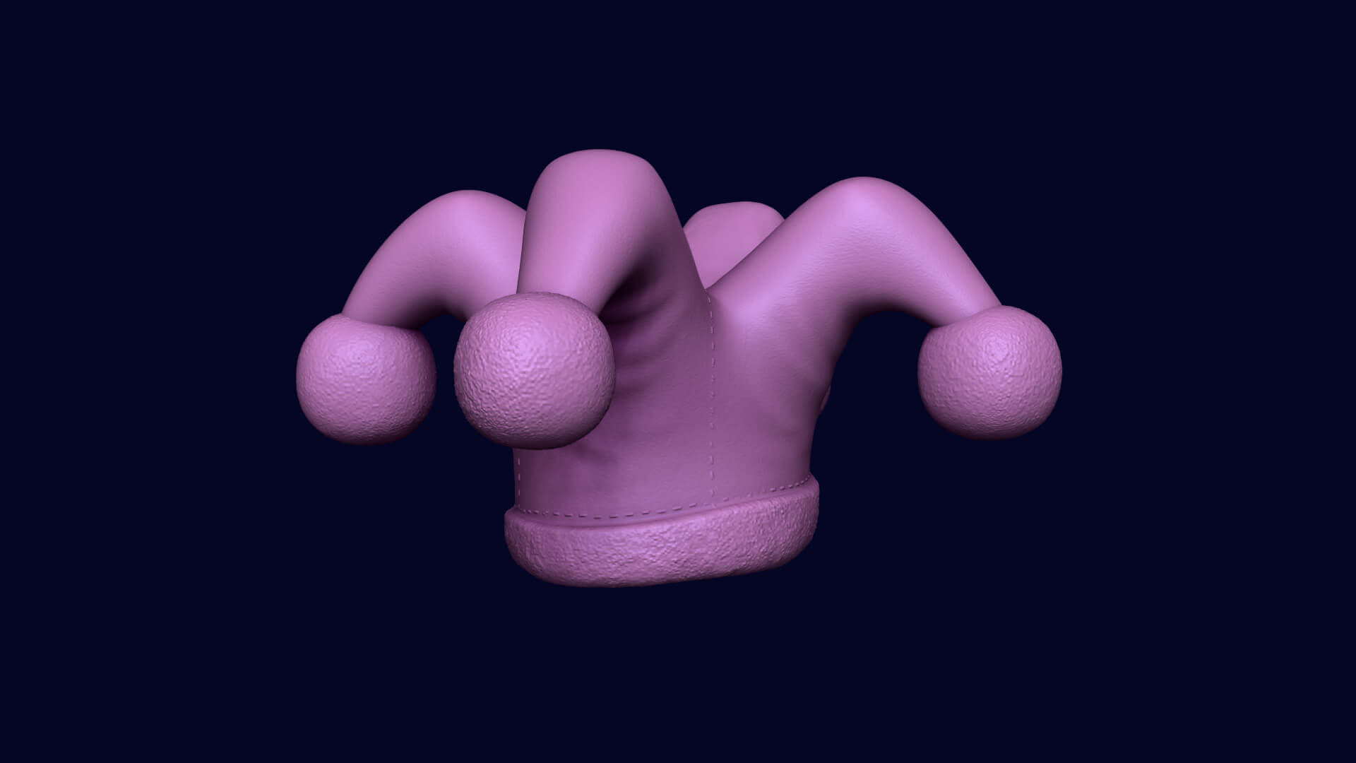 Jester Hat 09 - Blue and Pink - 3D Model by gsommer