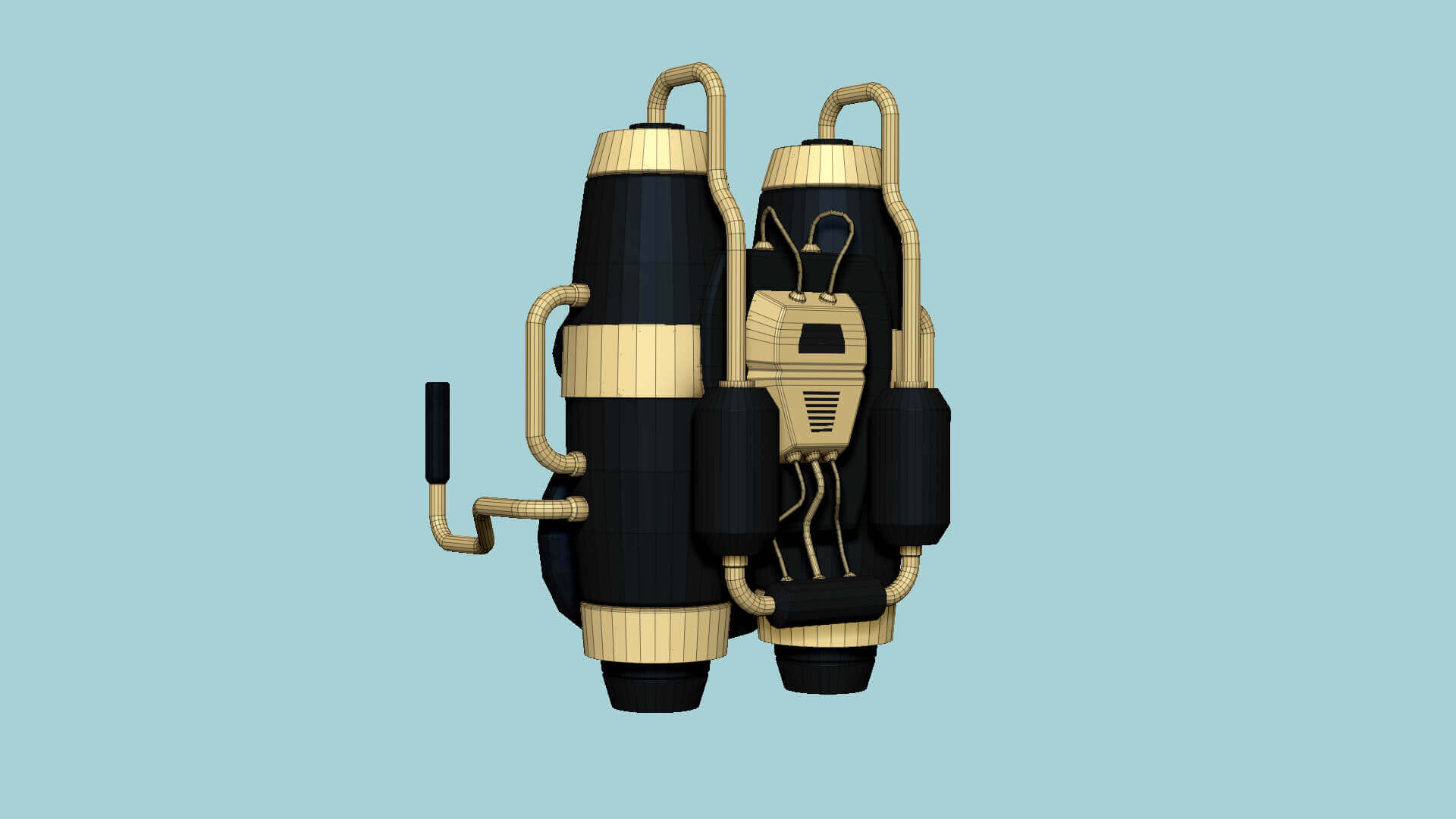 Jetpack Model A 02 - Golden Black by gsommer