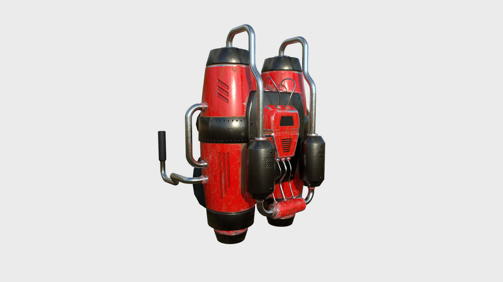 Jetpack Model A 04 - Red and Black by gsommer