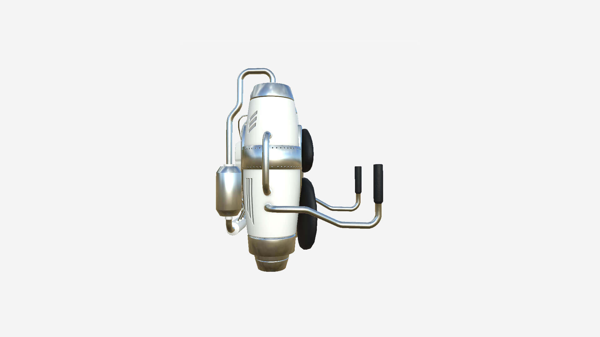 Jetpack Model A 05 - White Aluminum by gsommer