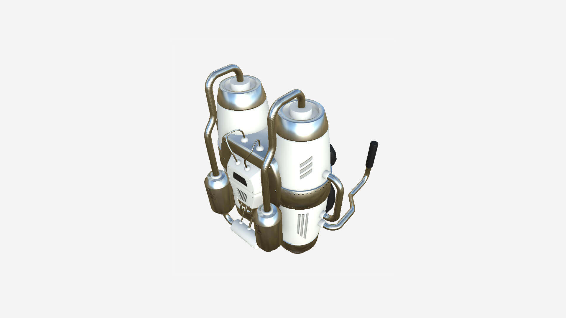 Jetpack Model A 05 - White Aluminum by gsommer