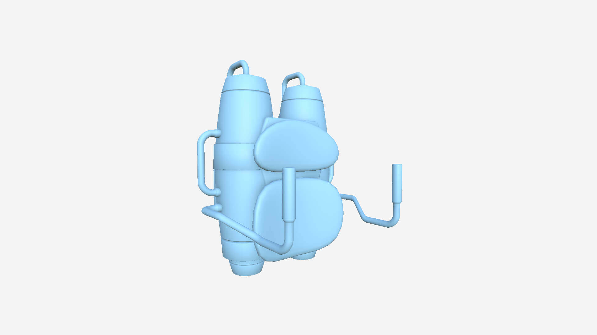 Jetpack Model A 05 - White Aluminum by gsommer