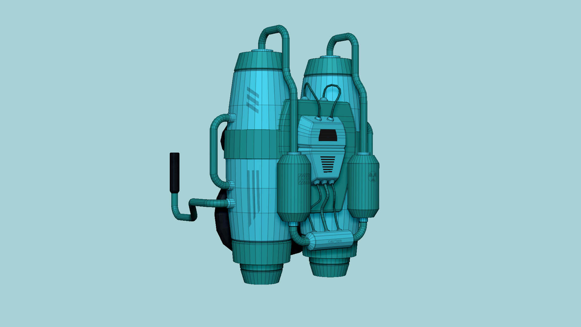 Jetpack Model A 06 - Blue by gsommer