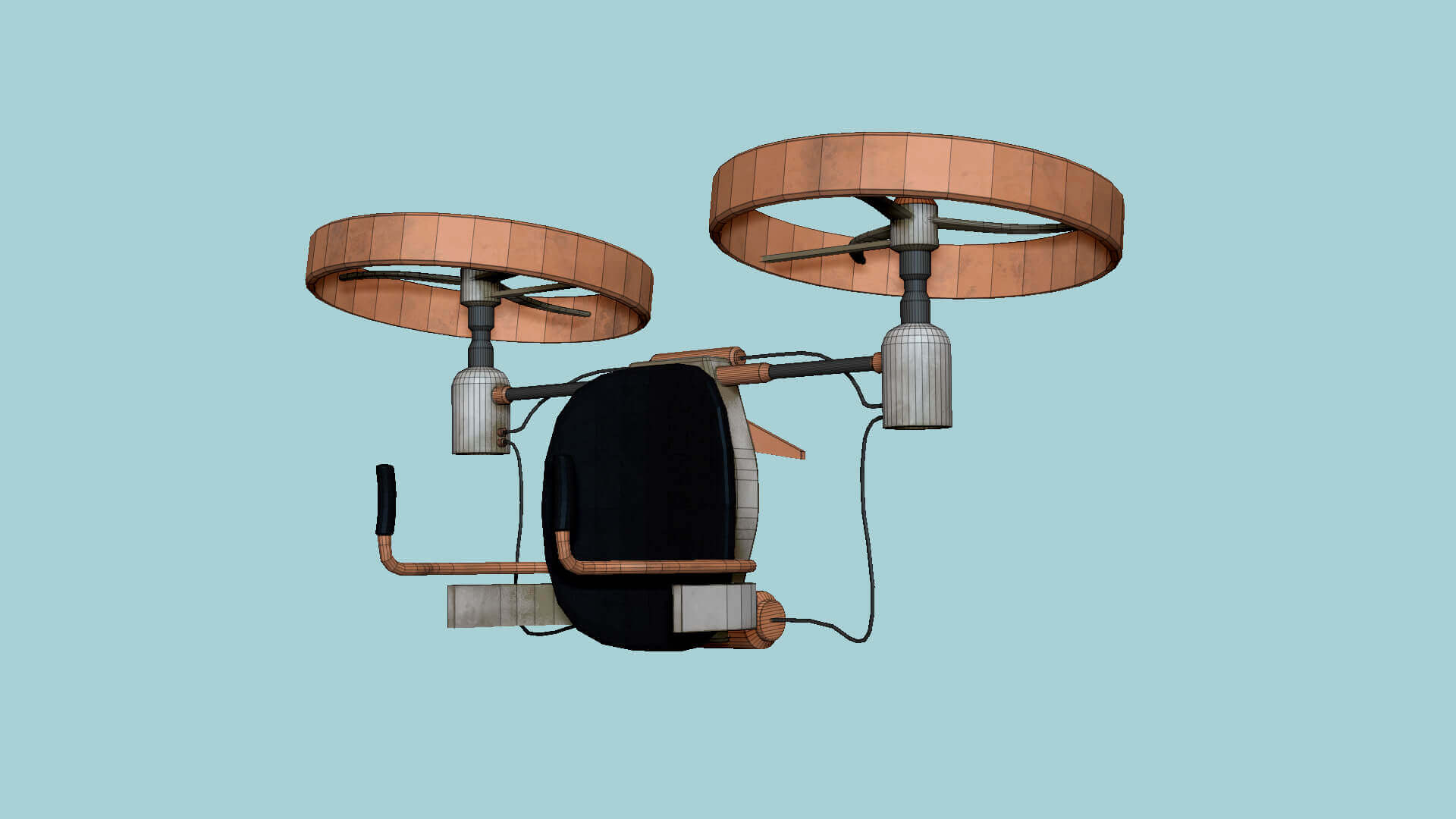 Jetpack Model B 02 - White Copper by gsommer