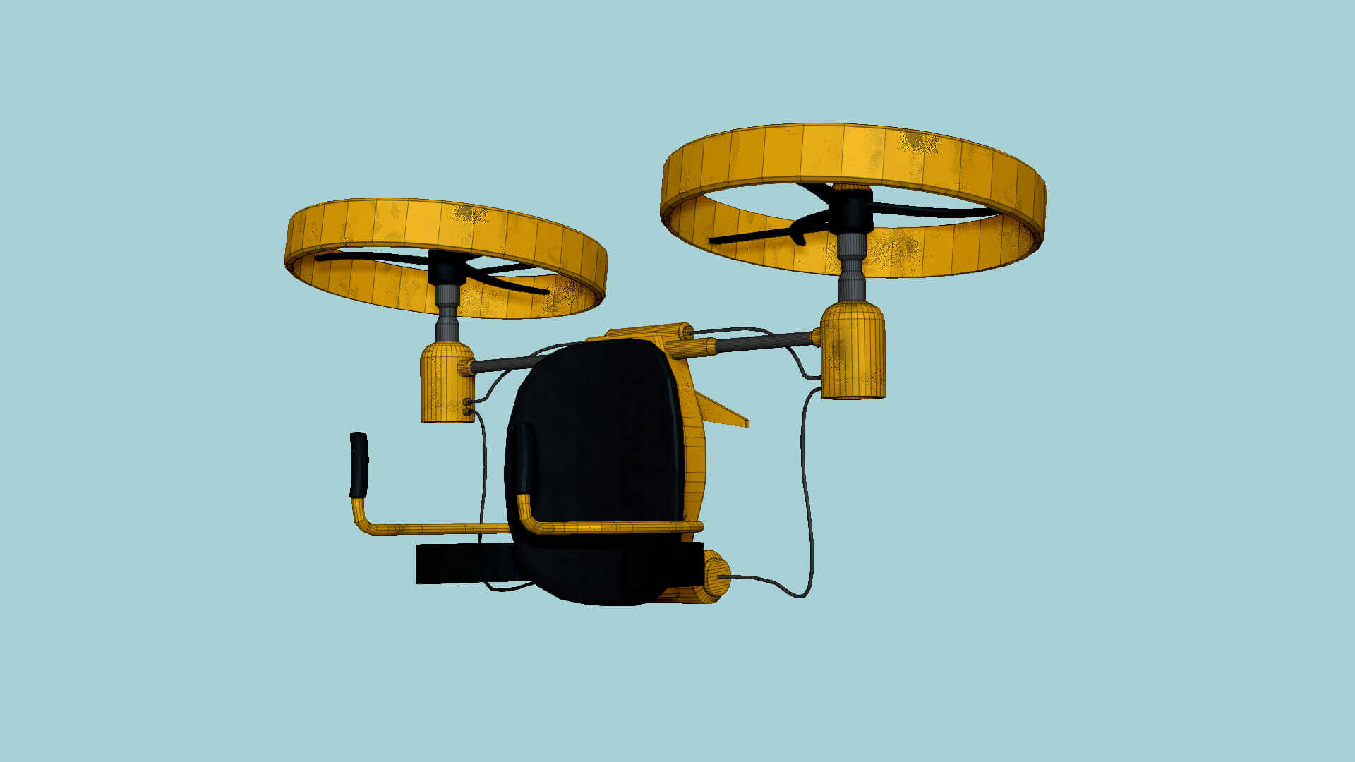 Jetpack Model B 04 - Yellow by gsommer