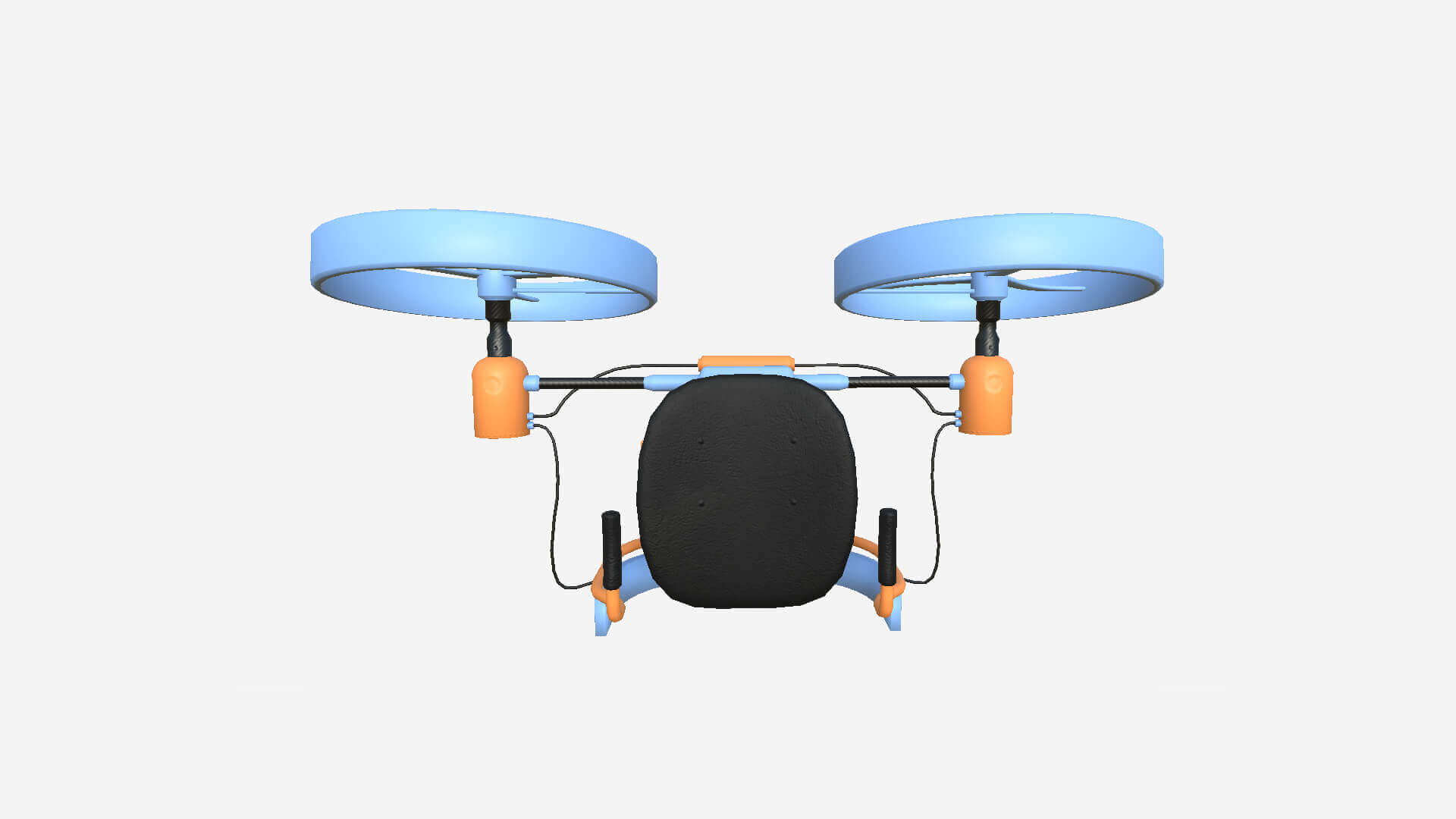 Jetpack Model B 09 - Blue and Orange by gsommer