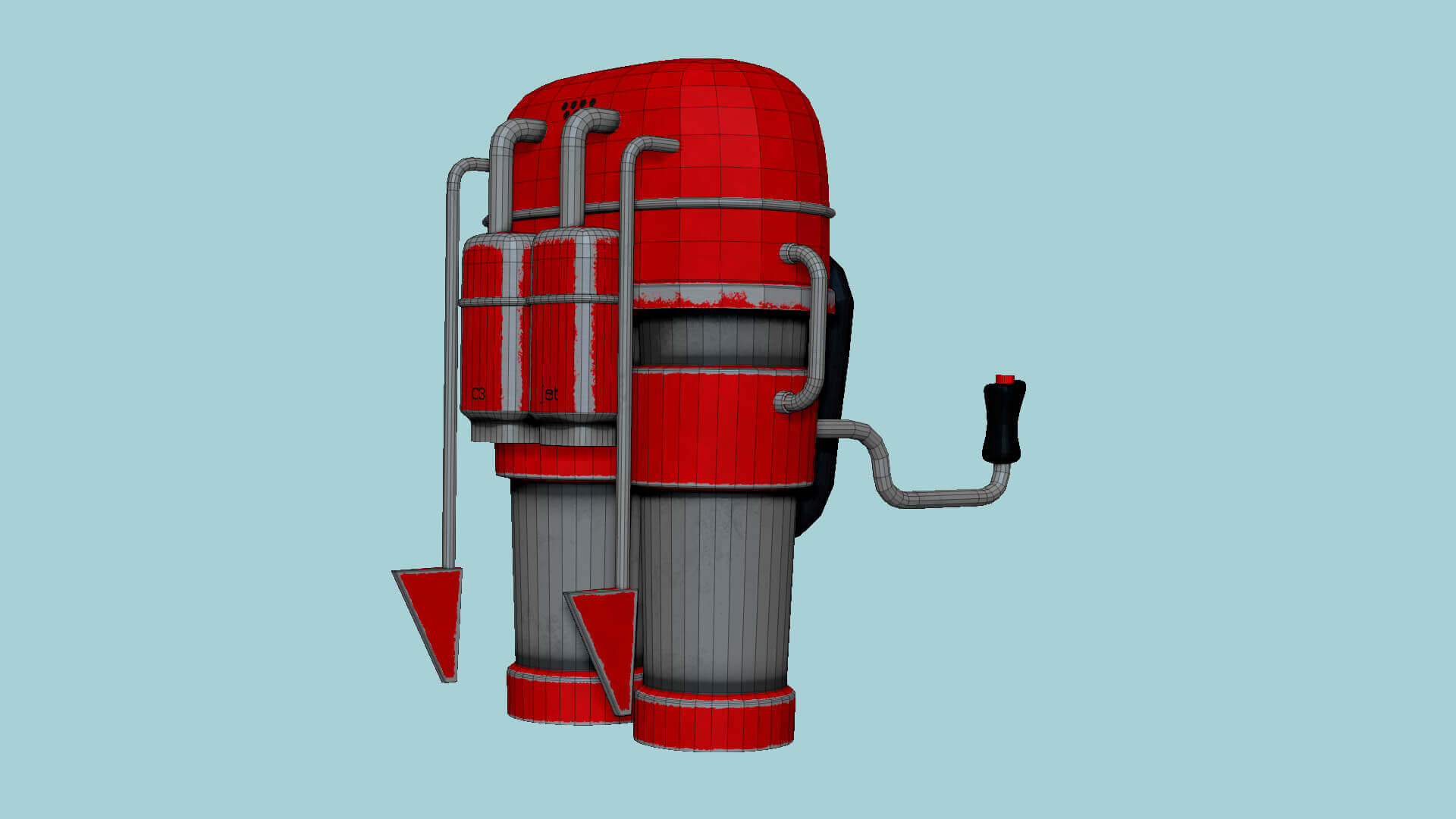 Jetpack Model C 01 - Red by gsommer