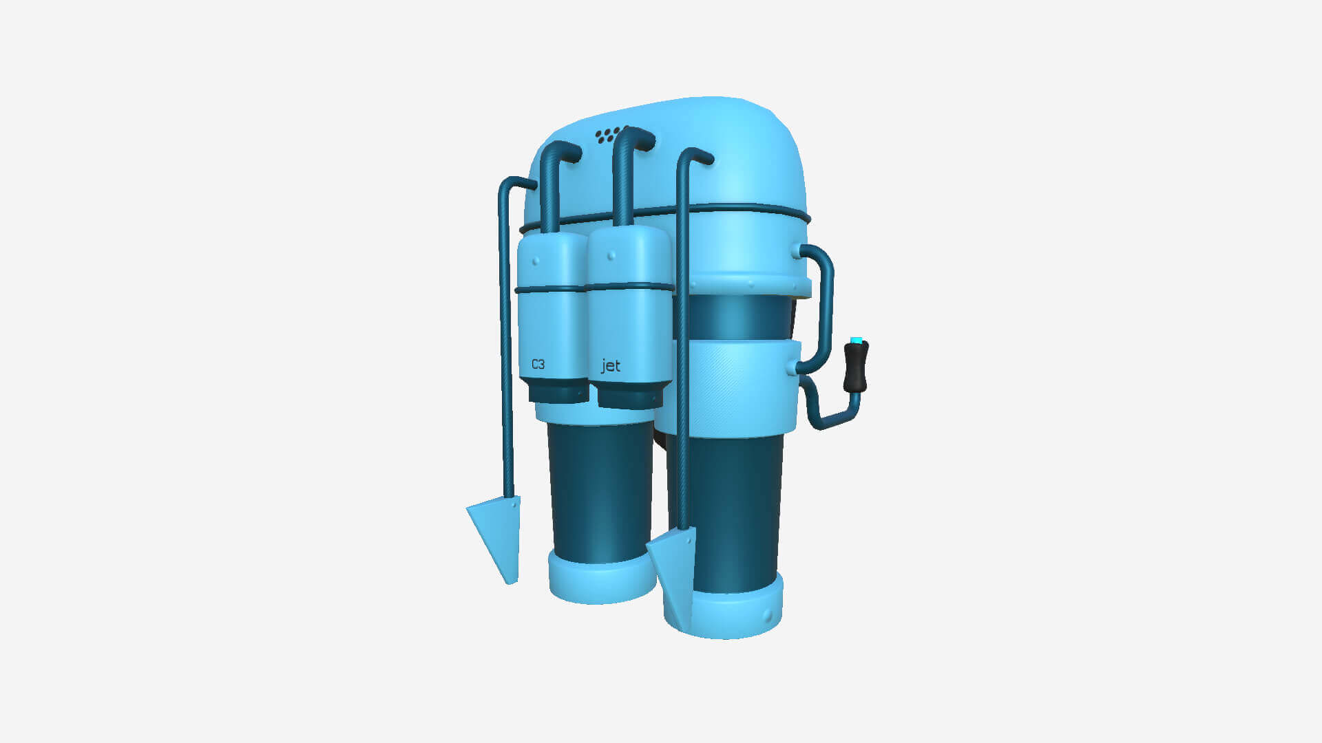 Jetpack Model C 02 - Blue by gsommer