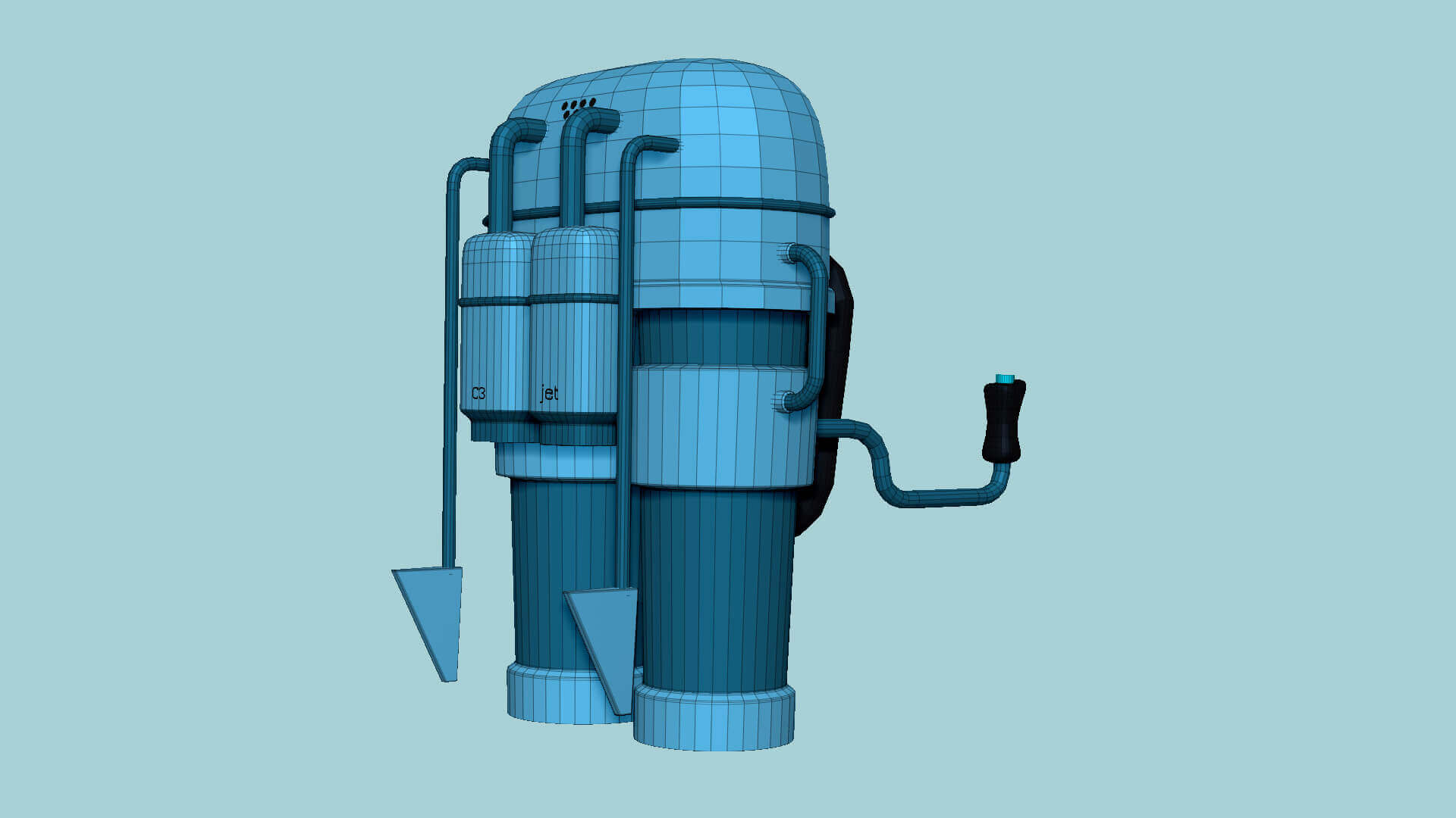 Jetpack Model C 02 - Blue by gsommer