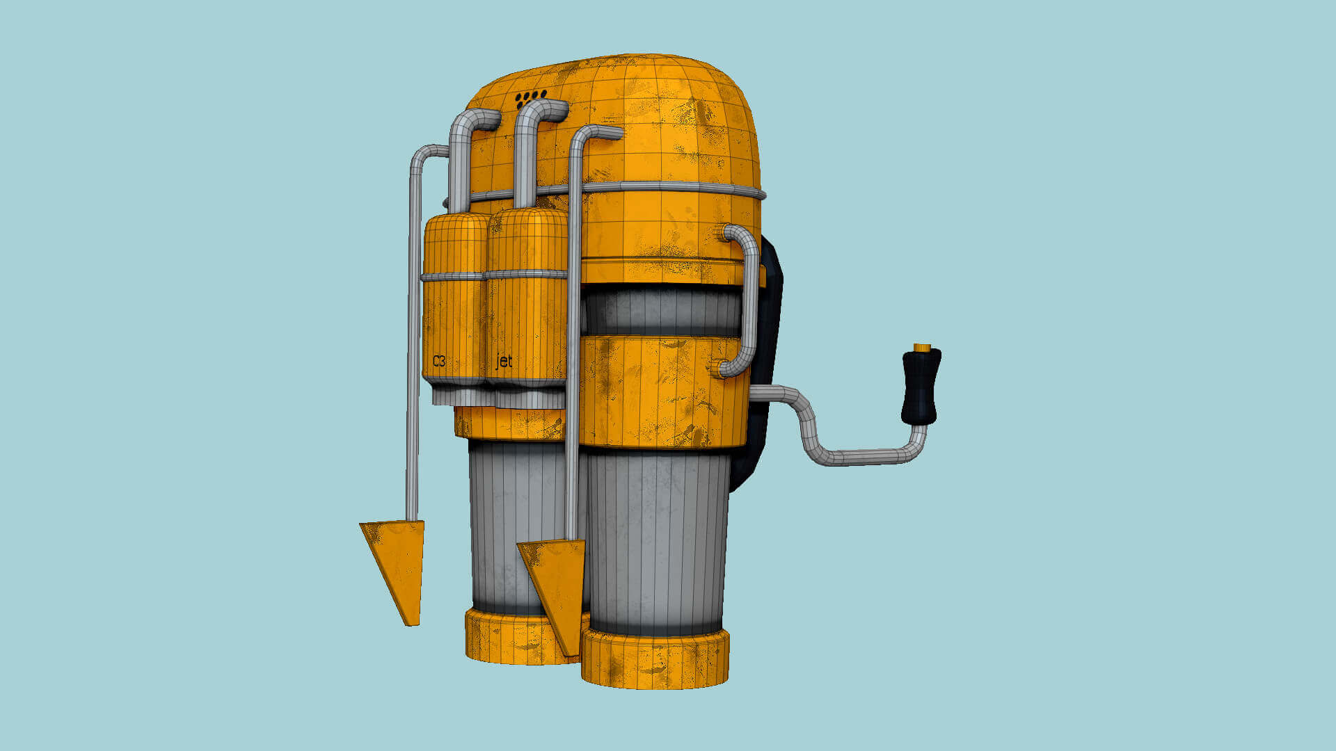 Jetpack Model C 03 - Yellow by gsommer