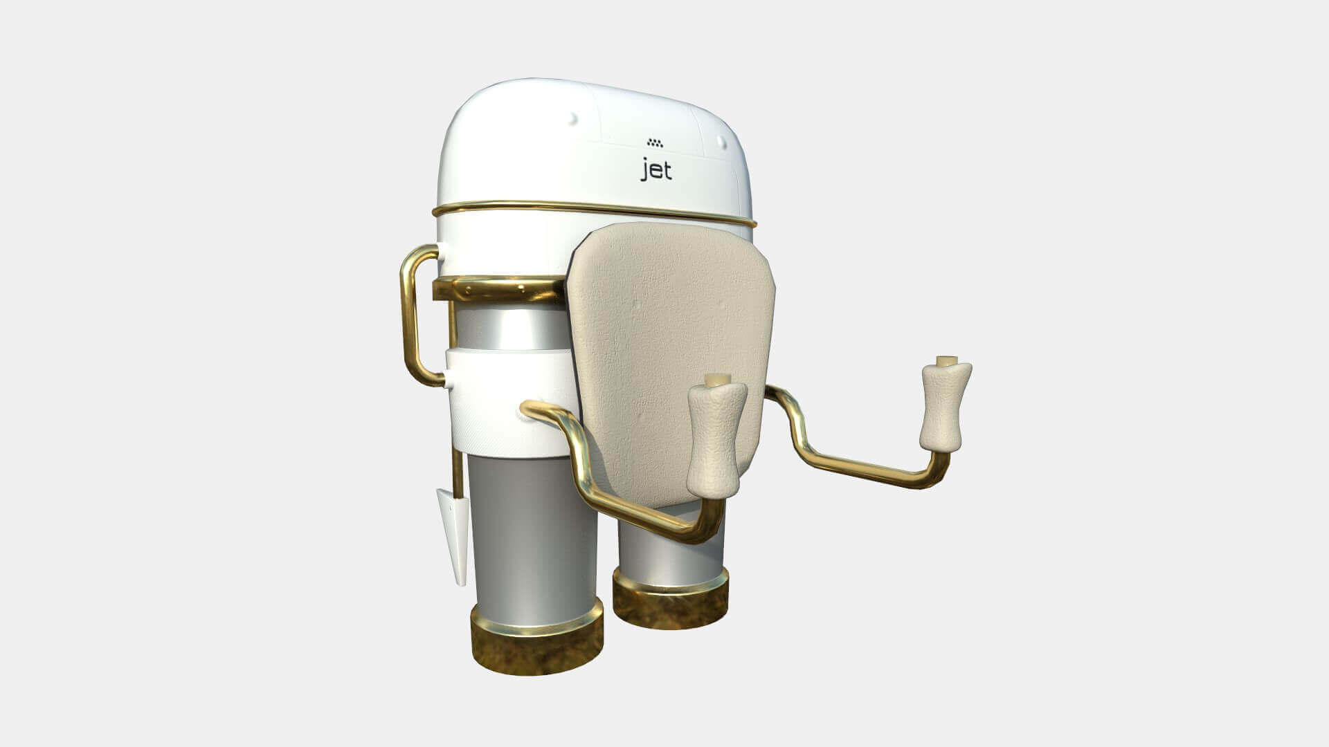 Jetpack Model C 05 - White and Gold by gsommer