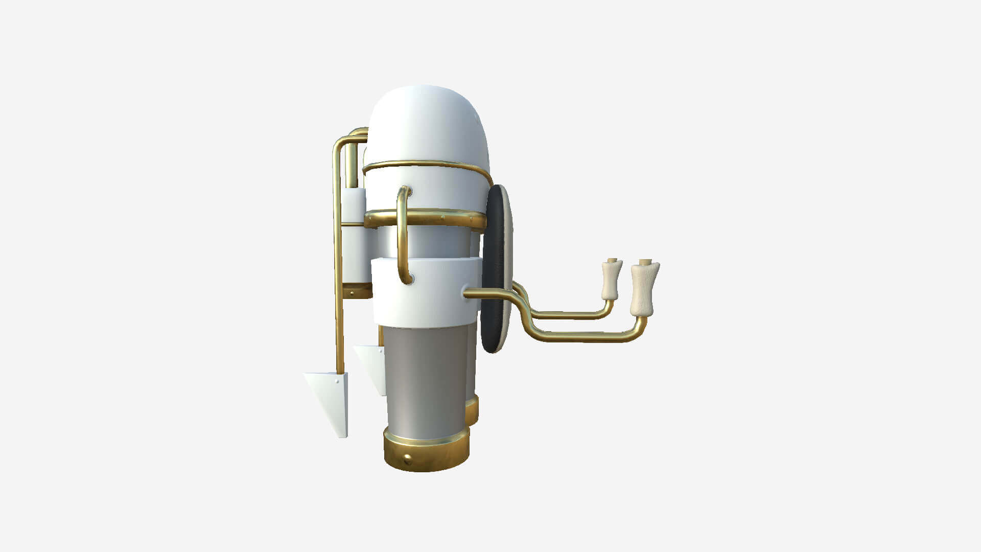 Jetpack Model C 05 - White and Gold by gsommer